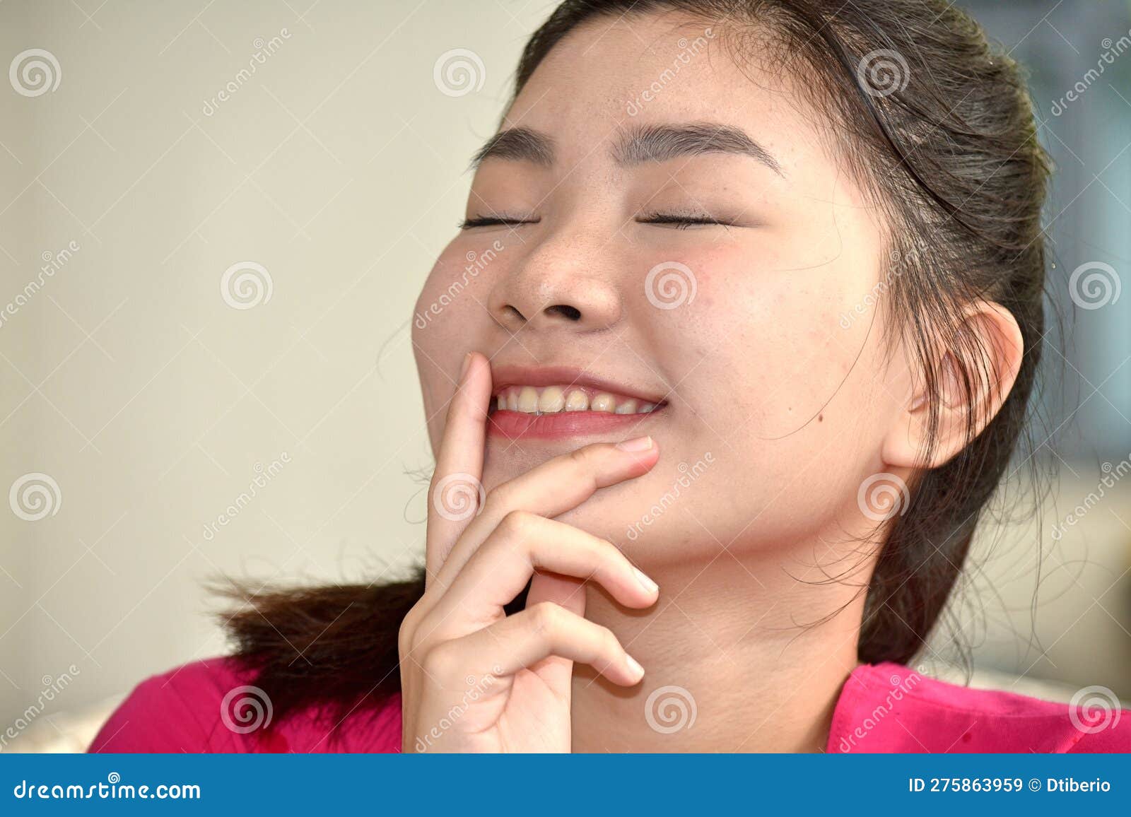A Female and Happiness stock image. Image of elation - 275863959
