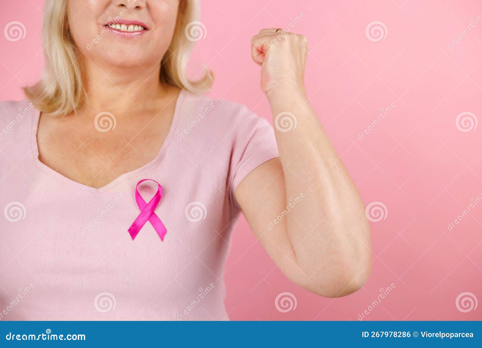 Female Health Check Awareness Portrait Of Beautiful Young Woman