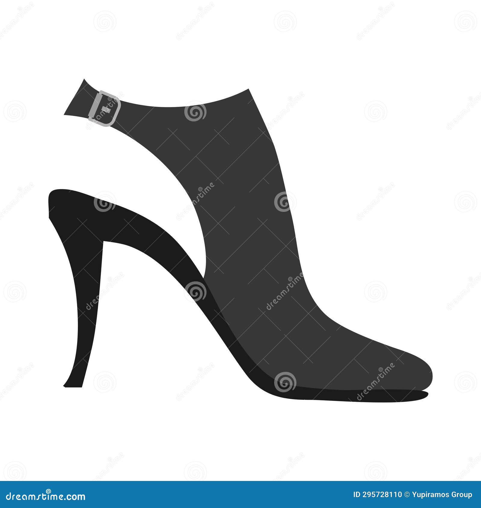 Female heel illustration stock illustration. Illustration of model ...