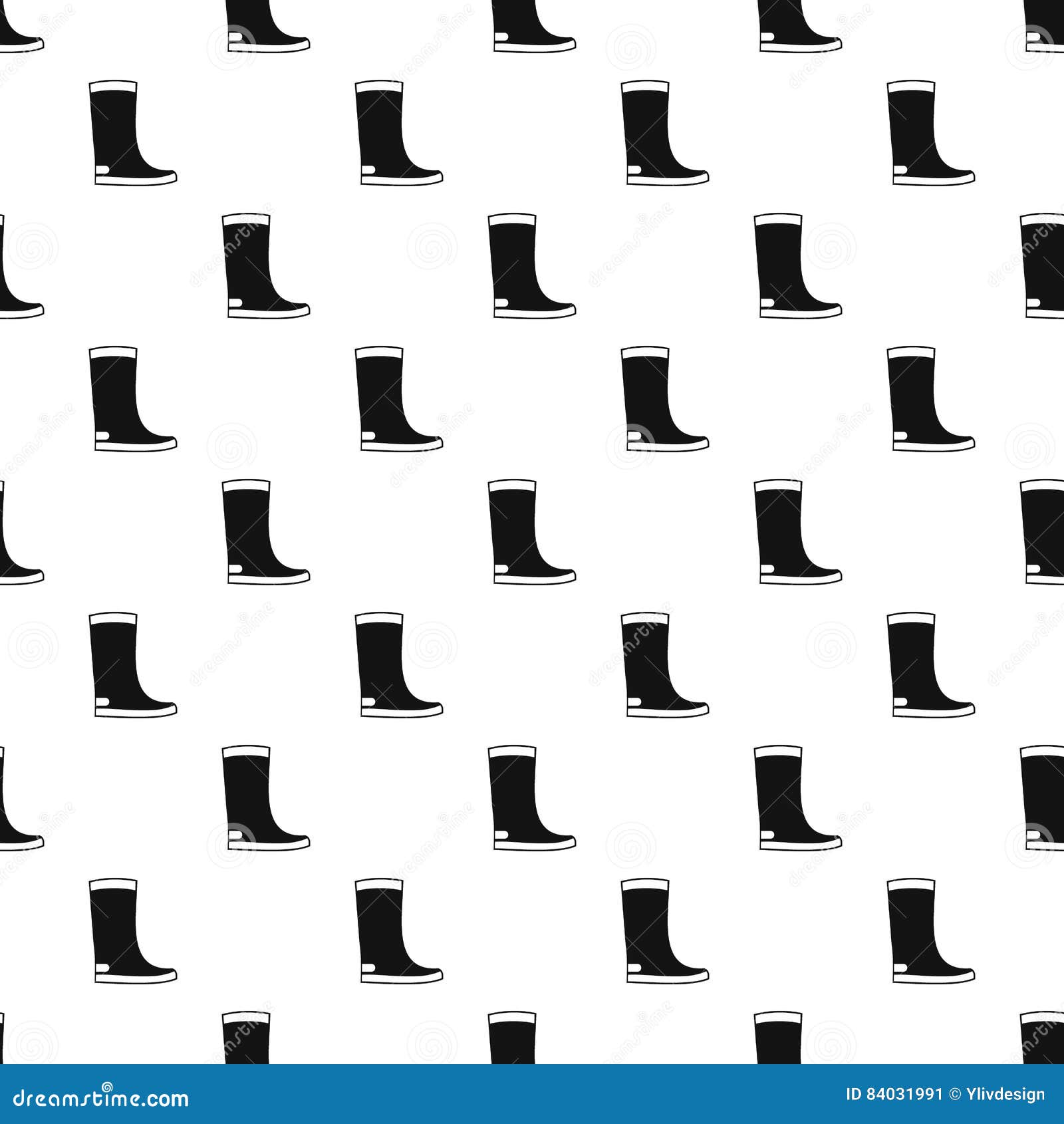 Female High Boot Pattern, Simple Style Stock Vector - Illustration of ...