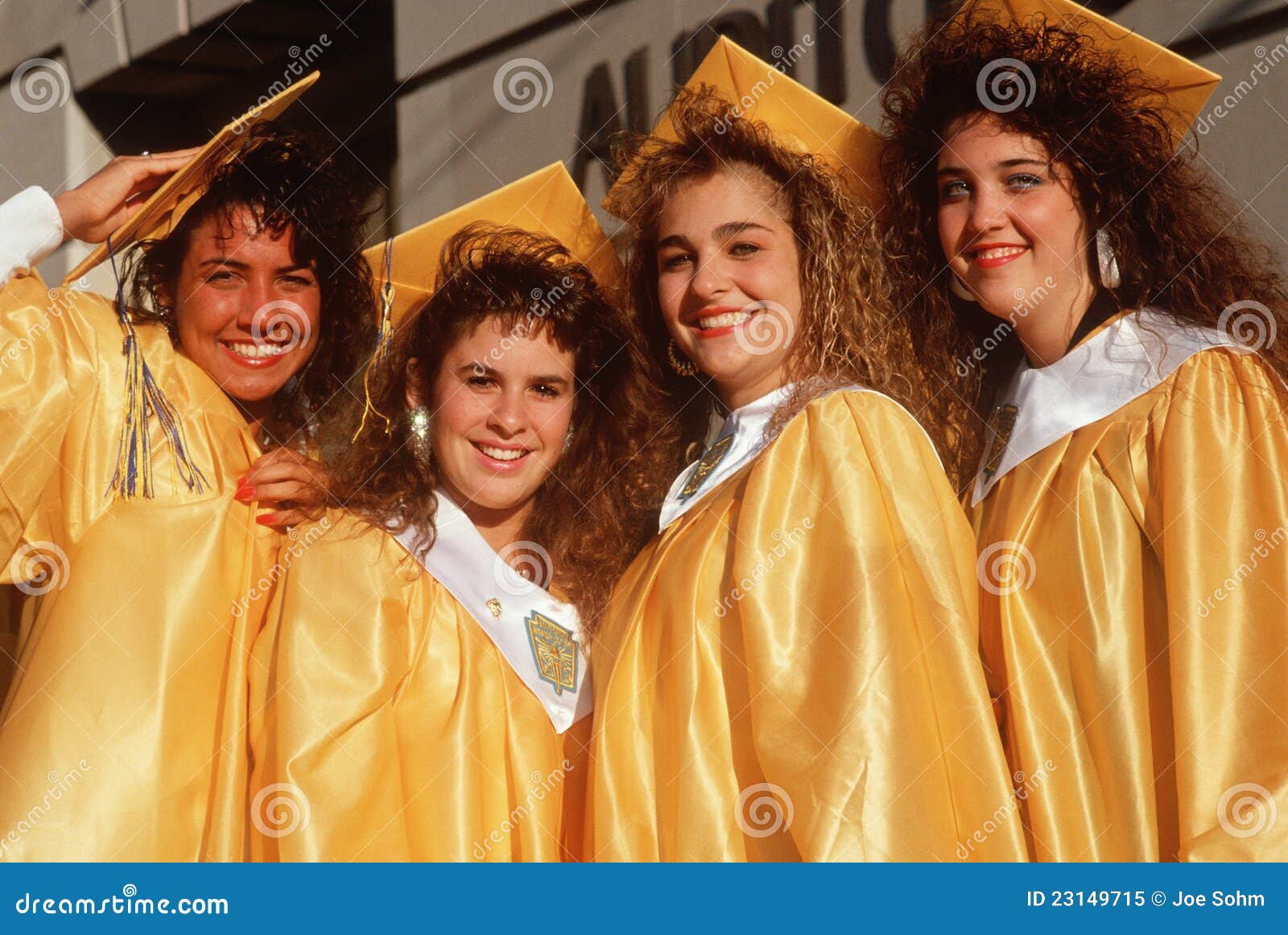 Female High School Graduates Editorial Image - Image of smile, color ...
