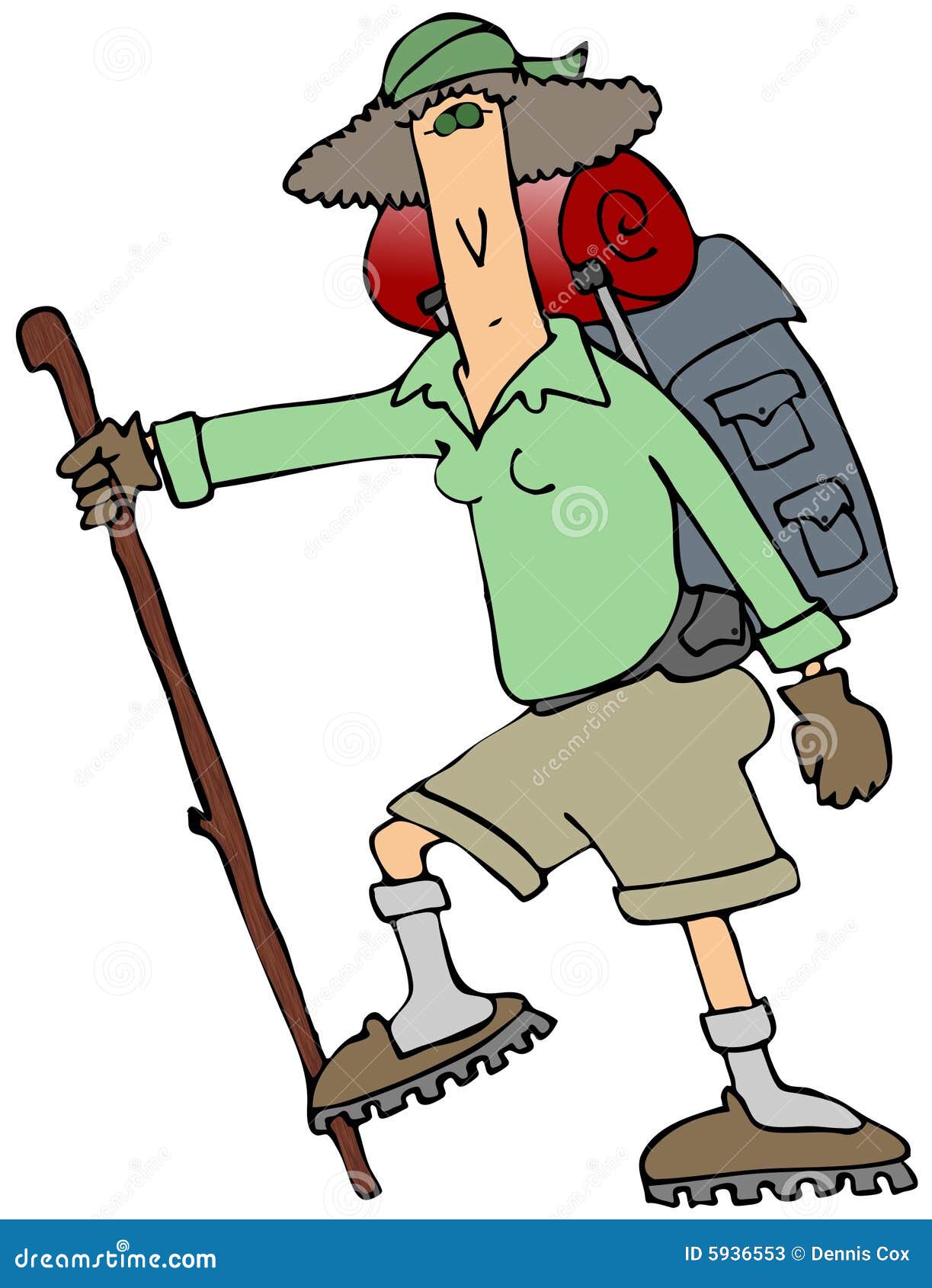 Female Hiker Legs With Modern Trekking And Climbing Boots On A Rock In ...