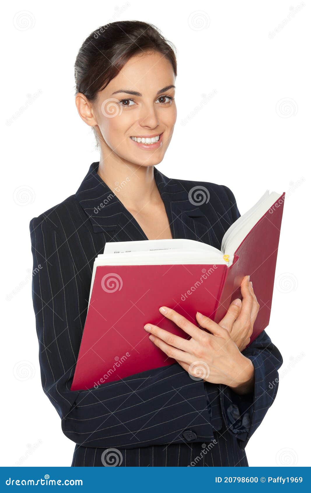 Female holding book stock photo. Image of friendly, business - 20798600