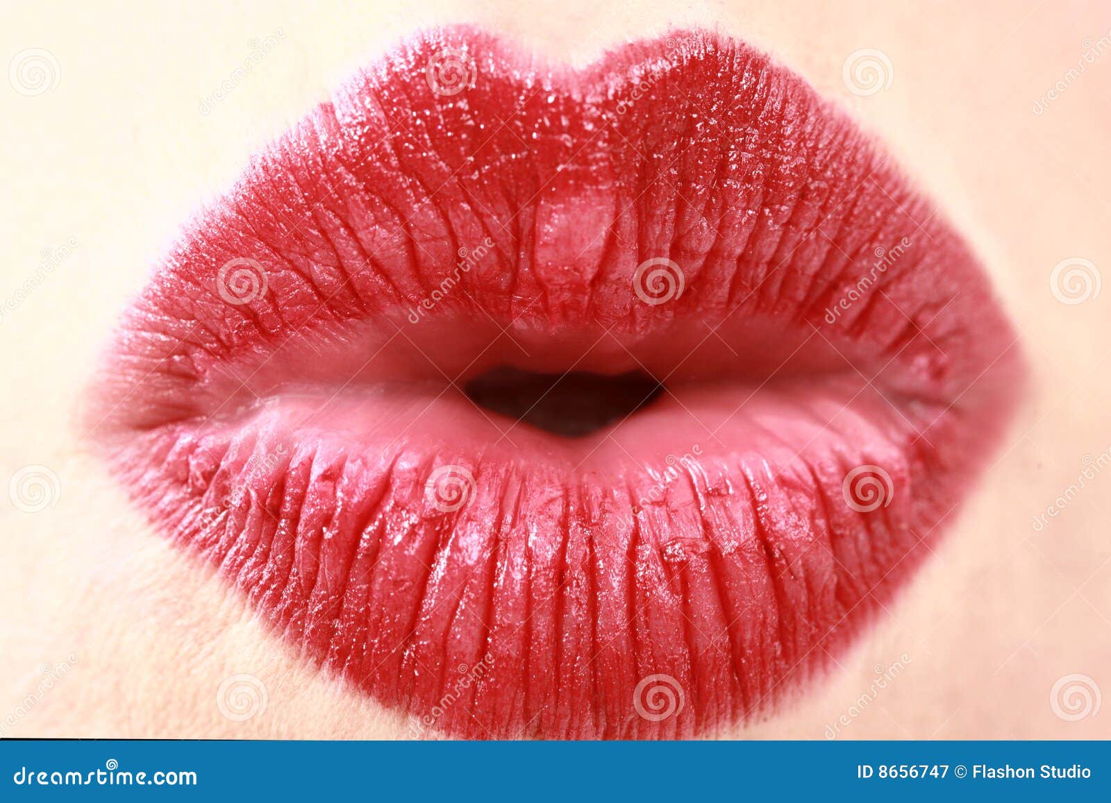 Female Hot Red Lips Macro stock image. Image of makeup - 8656747