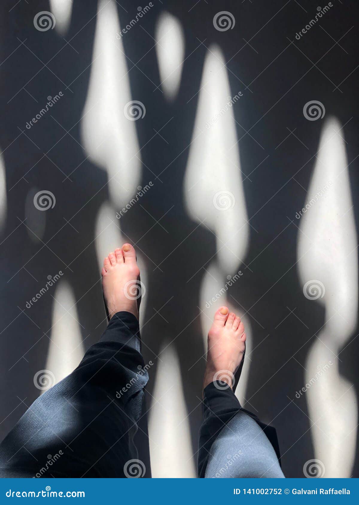 Female Human Feet between Light and Shadow Stock Photo - Image of shape ...