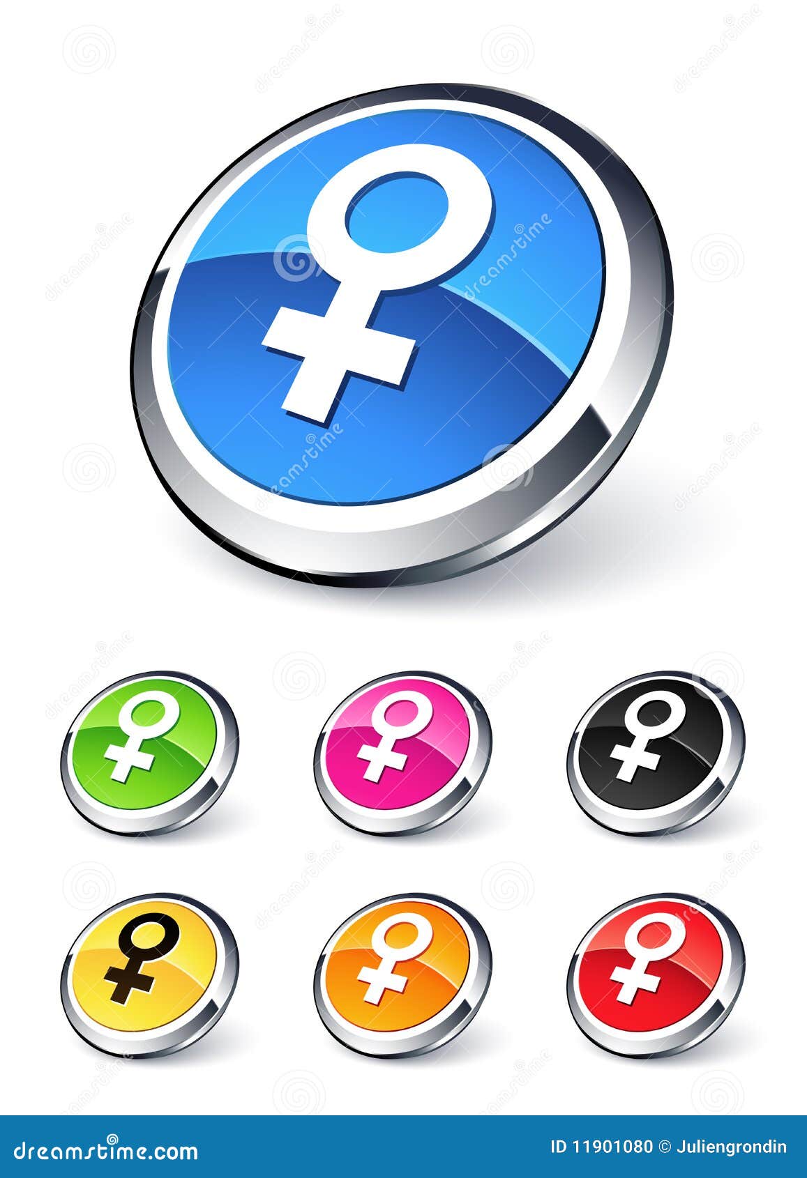 Female icon stock vector. Illustration of clip, shiny - 11901080