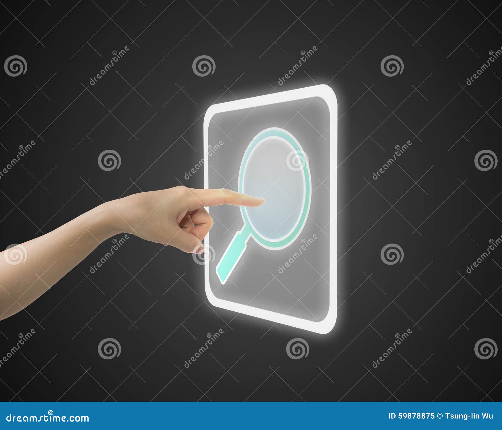 Female Index Finger Typing On The Computer Keyboard Royalty-Free Stock ...