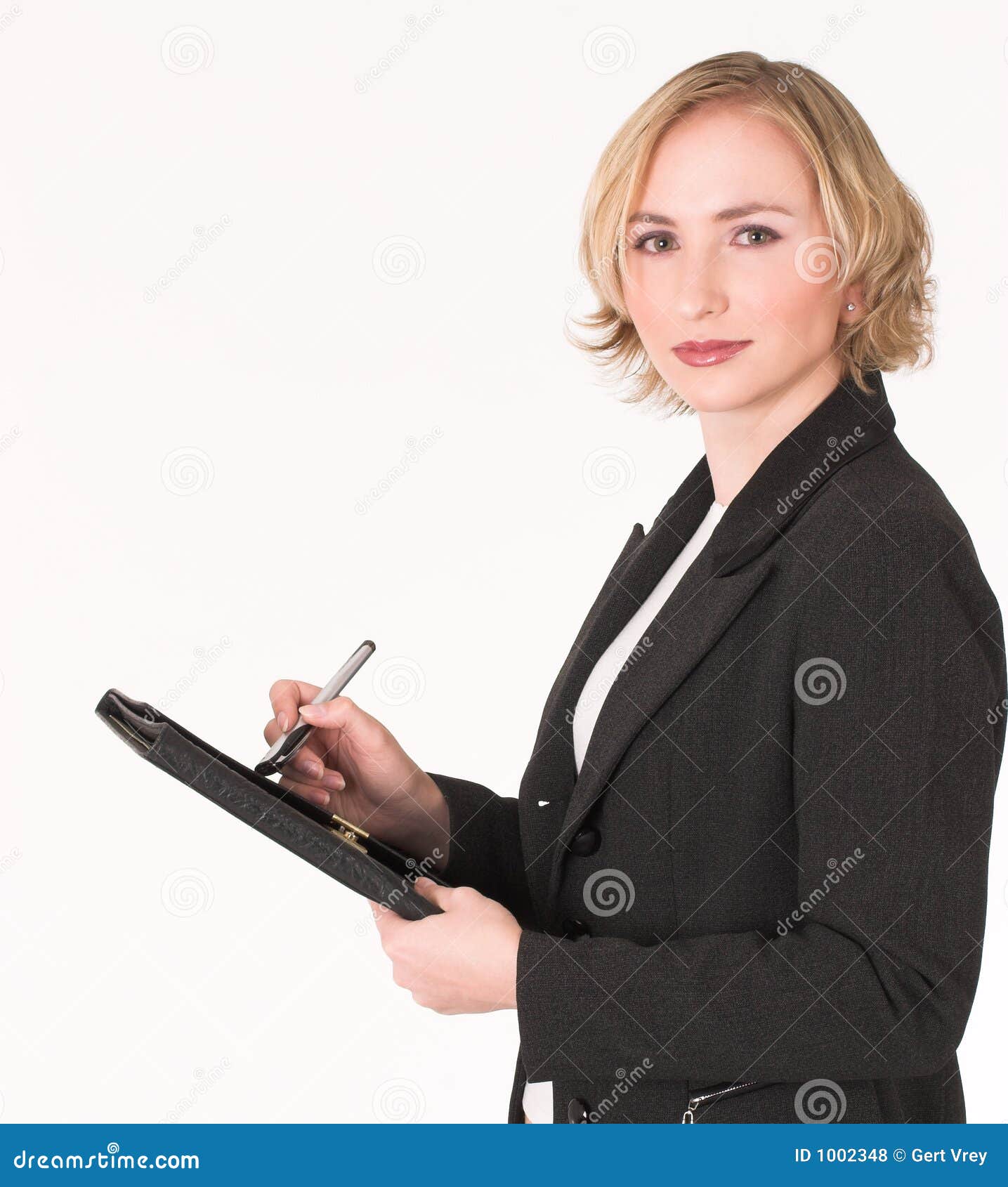 Female inspector #9 stock photo. Image of person, file - 1002348