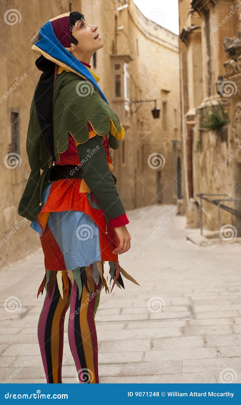 Female Jester editorial stock photo. Image of female, street - 9071248