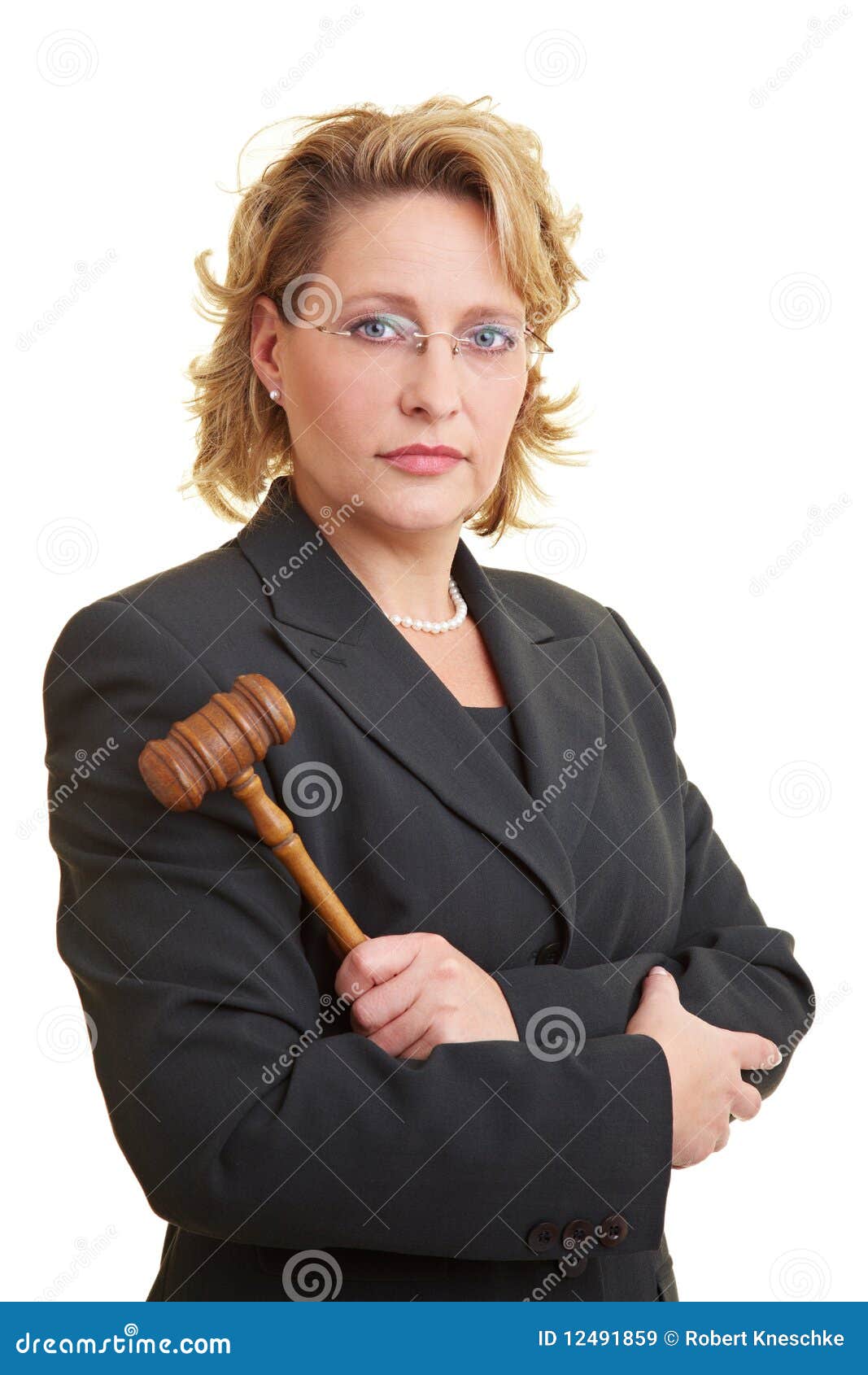 Female judge stock image. Image of career, people, administration ...