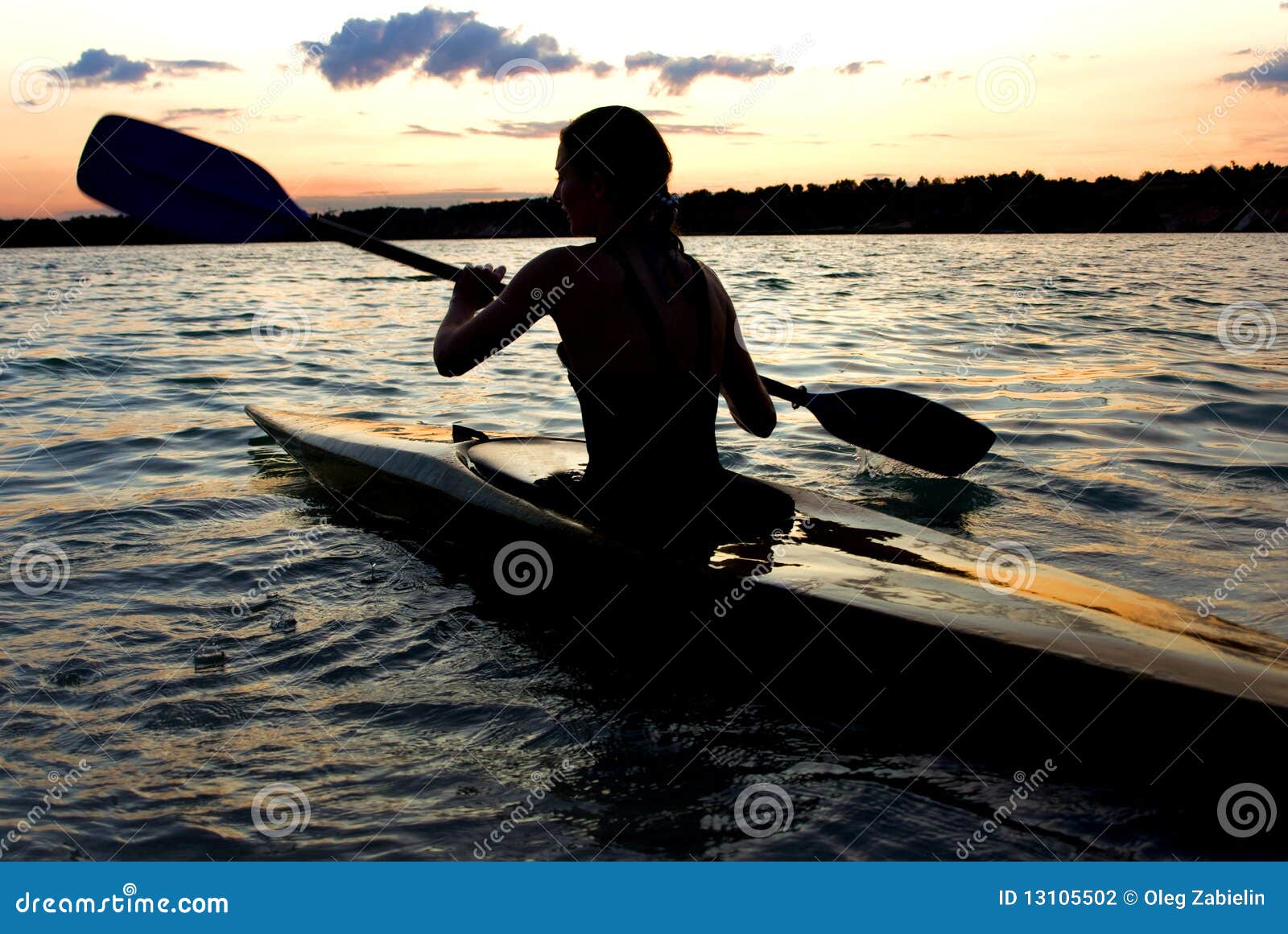 Female kayaker stock photo. Image of canoe, extreme, nature - 13105502