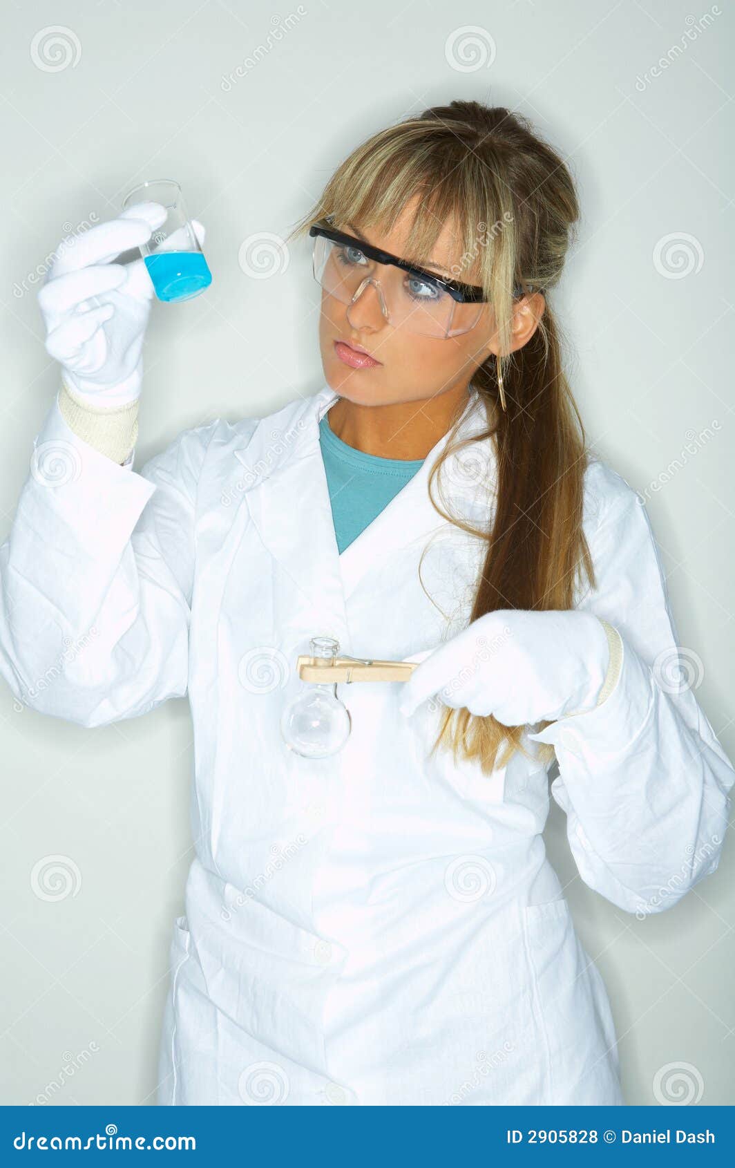 Female in lab stock photo. Image of interaction, tests - 2905828