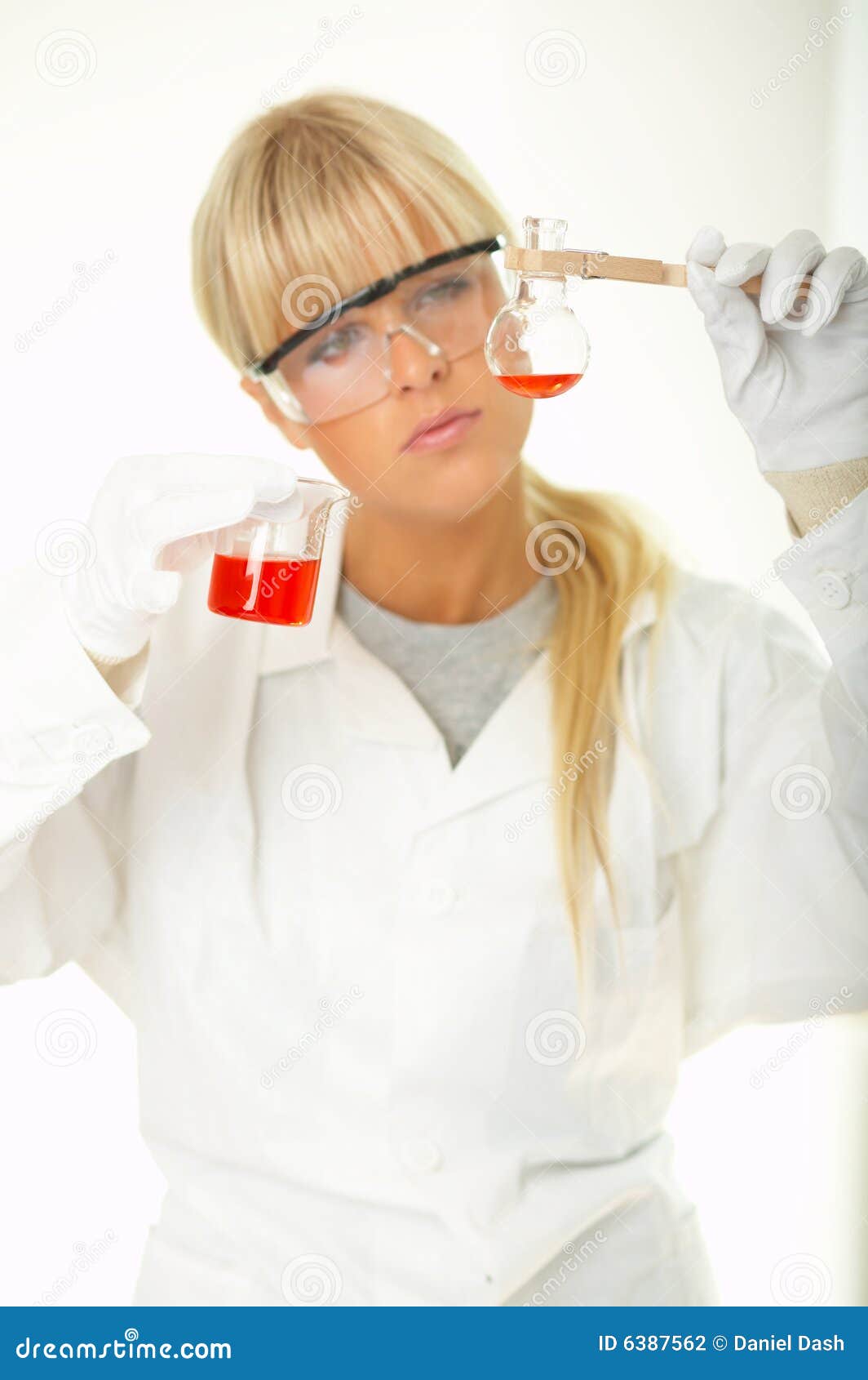 Female in lab stock photo. Image of person, photographs - 6387562