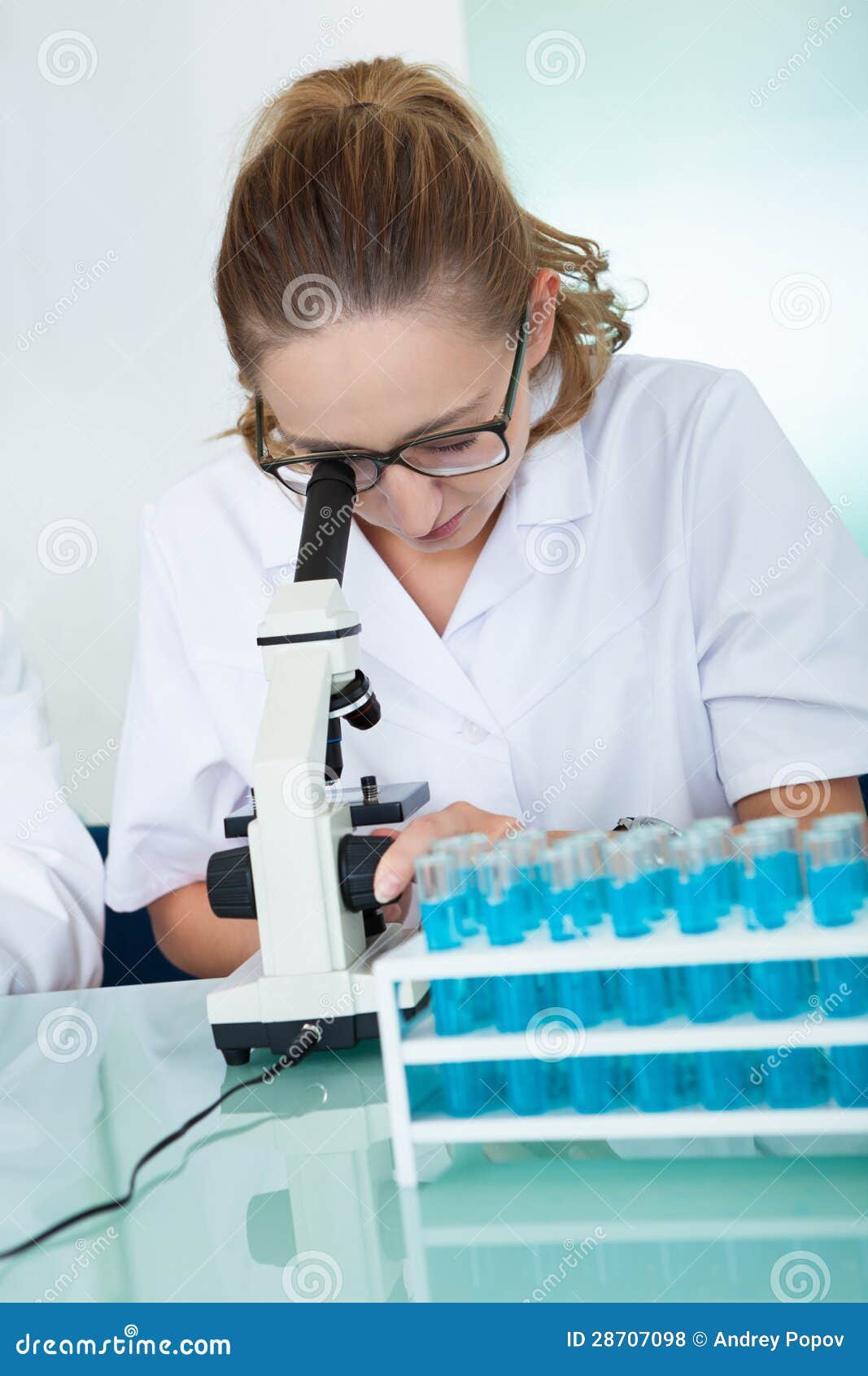 Female Laboratory Technician Stock Photo - Image of chemistry ...
