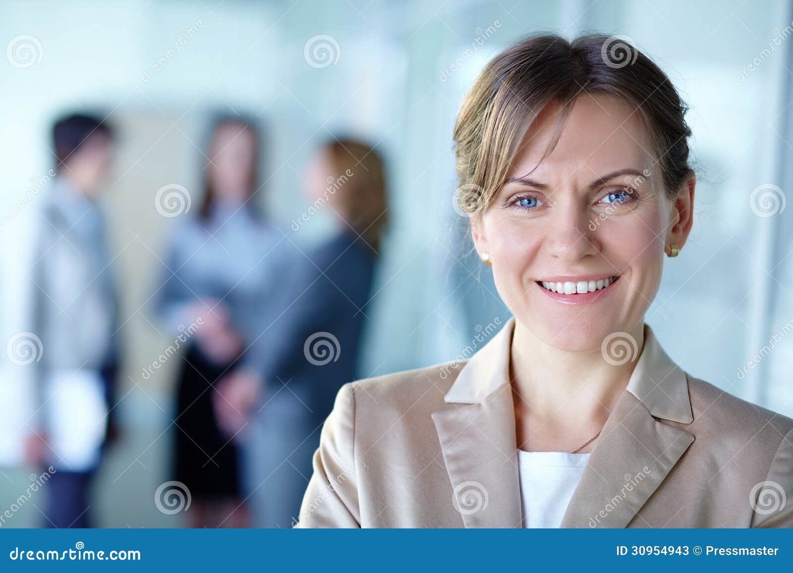 Female leader stock image. Image of beautiful, indoor - 30954943
