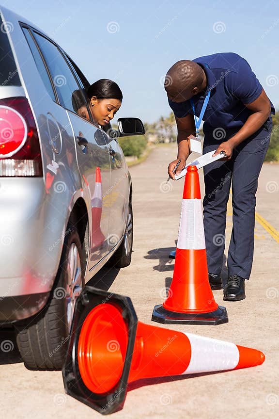 Female learner driver stock image. Image of elegant, afro - 44337895