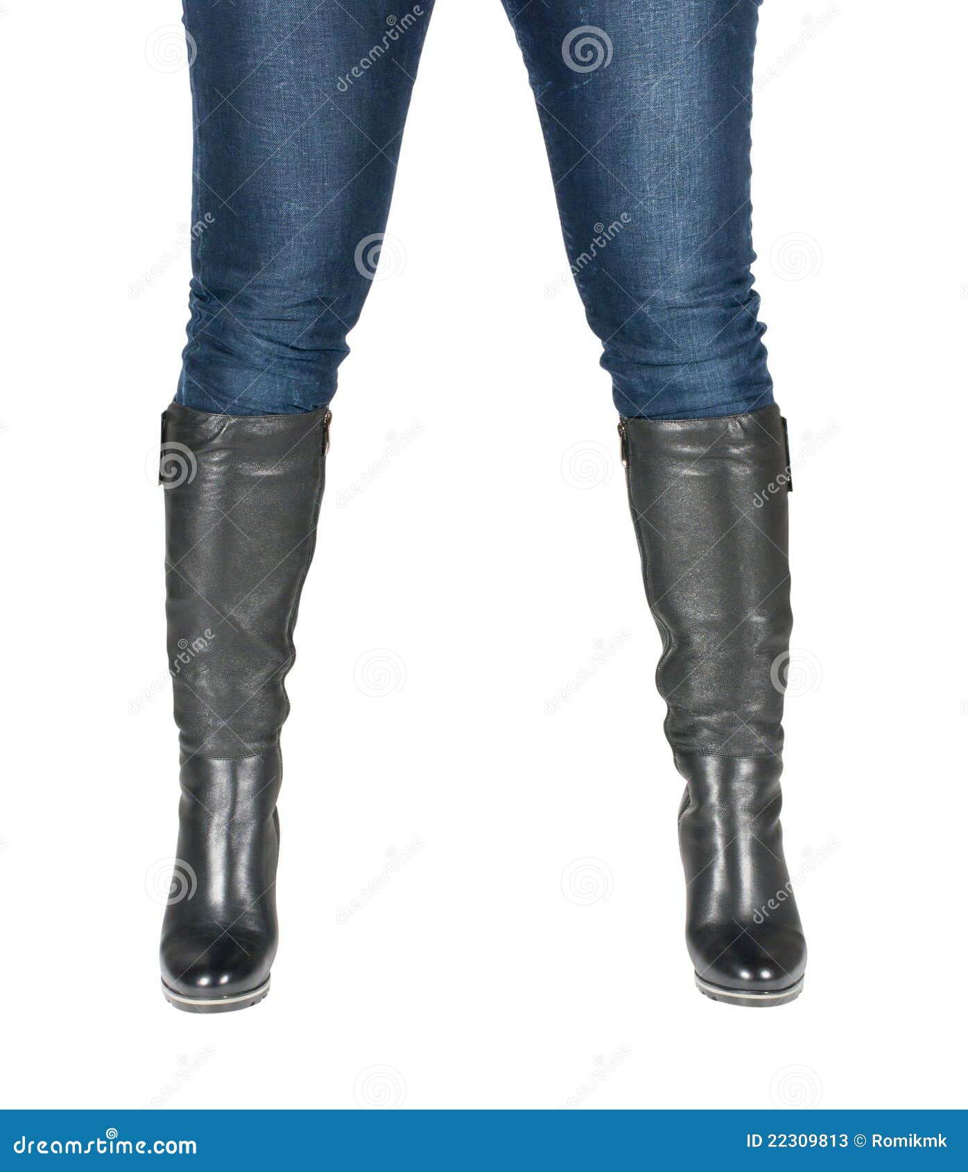 Female legs in boots stock image. Image of leather, long - 22309813