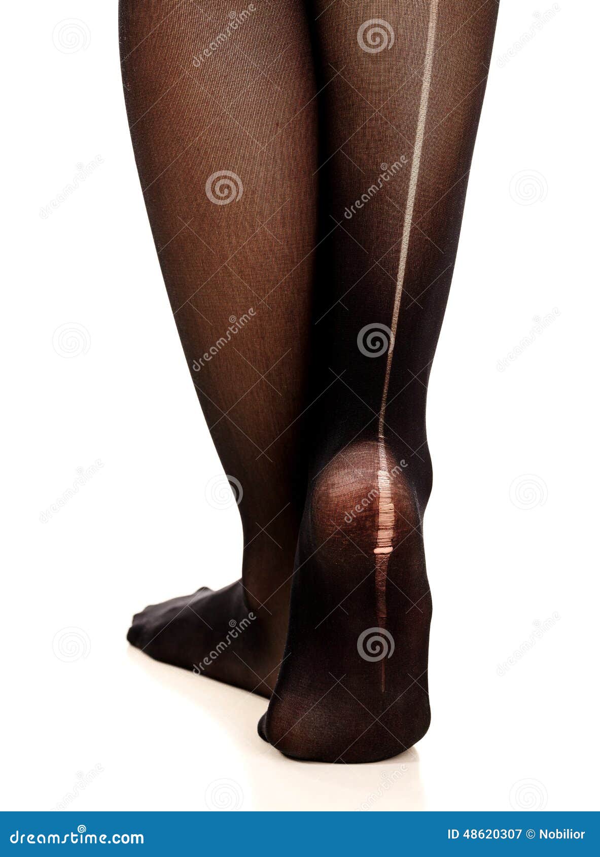 Female Legs In Torn Pantyhose Stock Image Image Of Beautiful Clothing 48620307