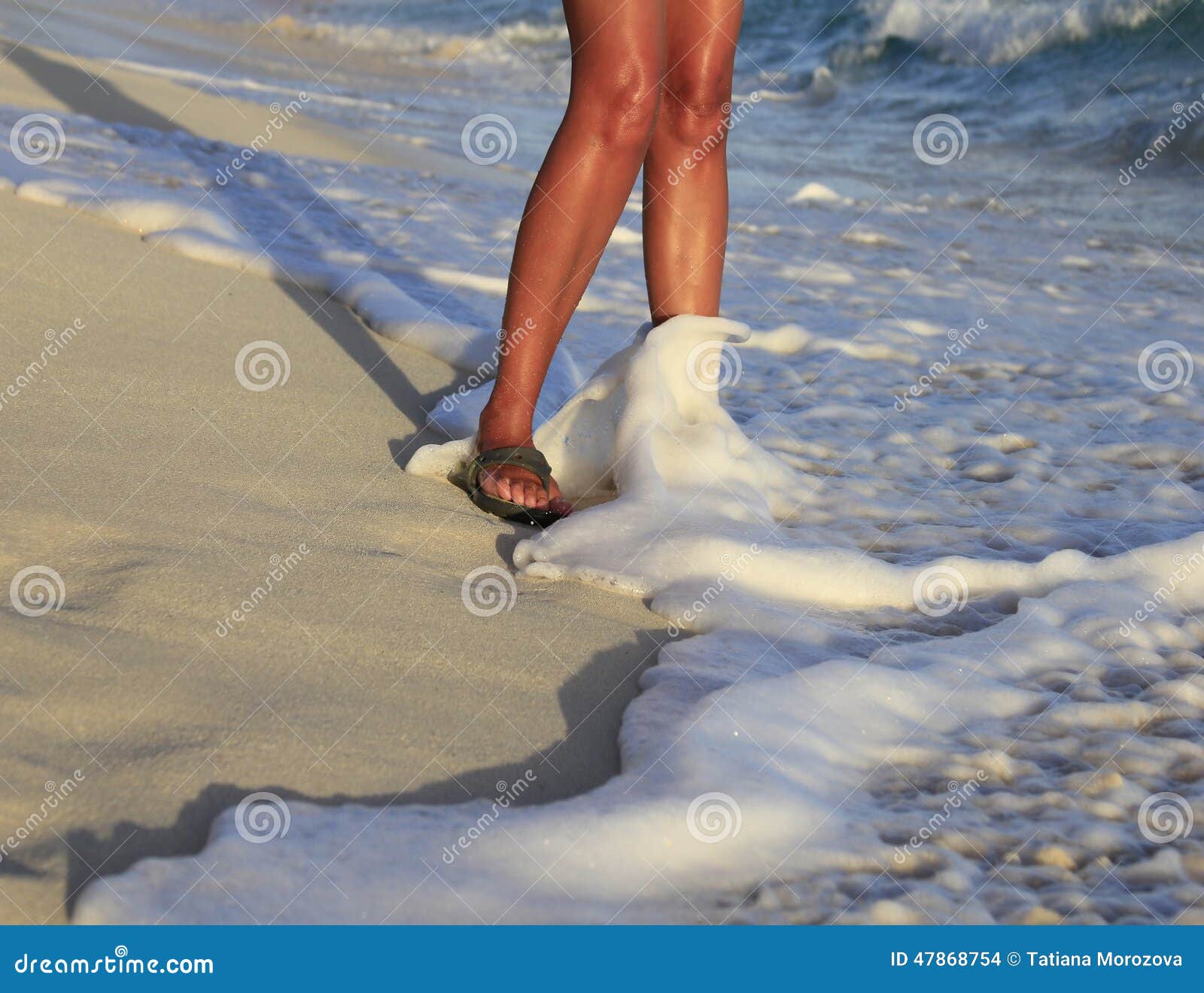 Female legs in water stock photo. Image of health, getaway - 47868754