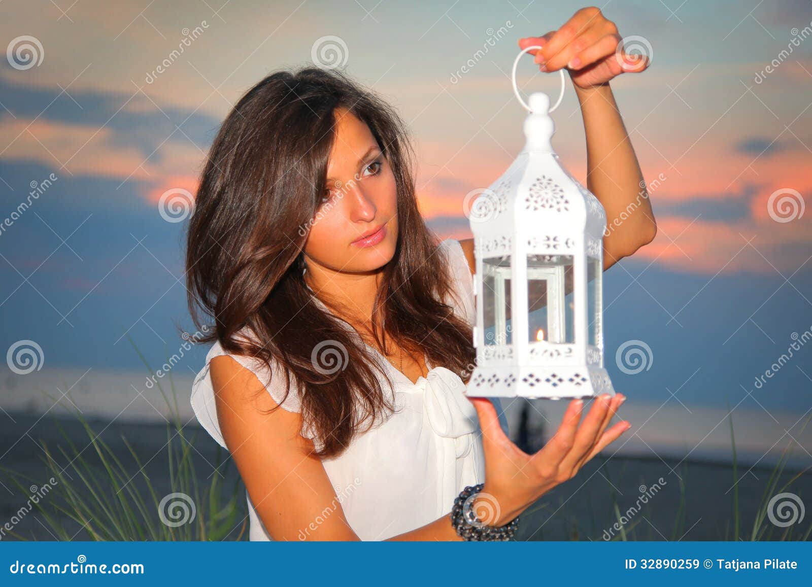 Female with light stock image. Image of beautiful, model - 32890259