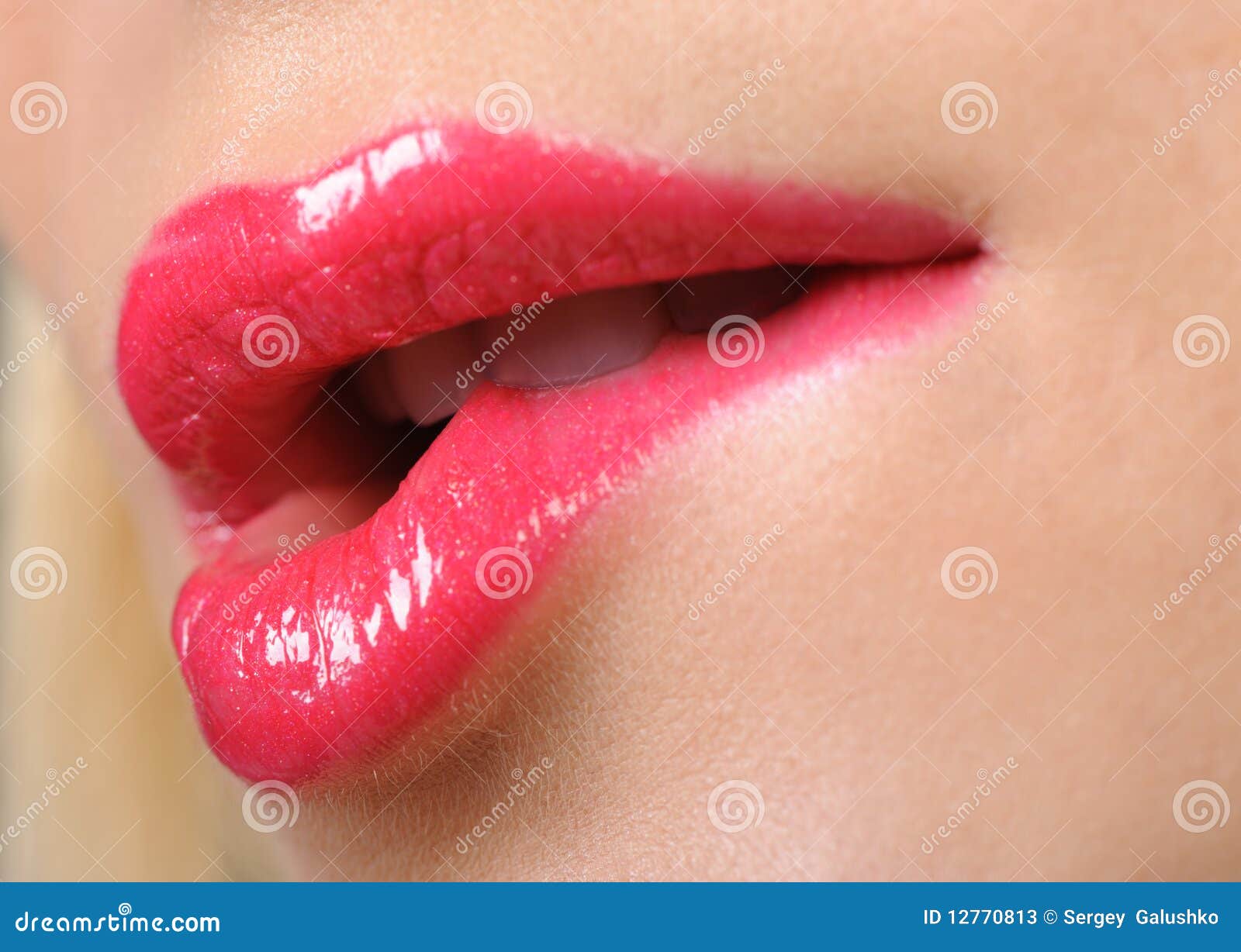Female lips stock image. Image of macro, care, fashion - 12770813