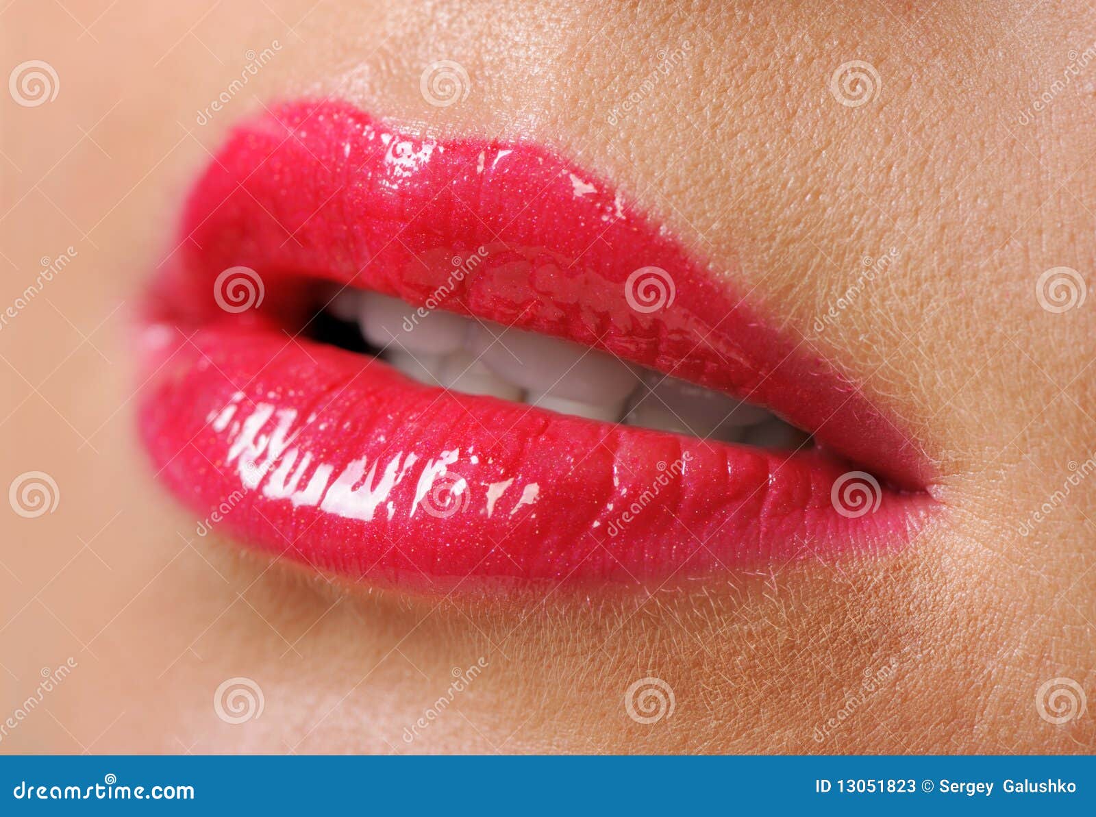Female lips stock image. Image of bright, cosmetics, enjoyment - 13051823