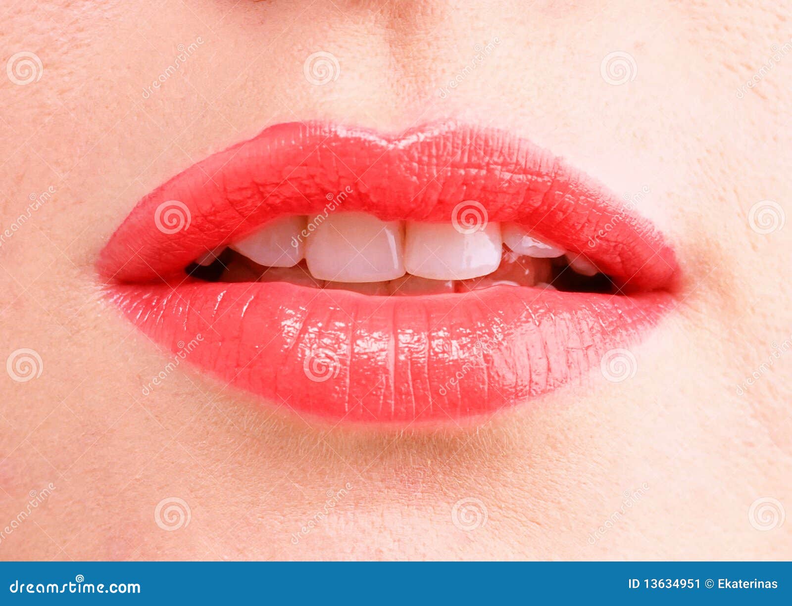Female lips stock image. Image of desire, care, close - 13634951