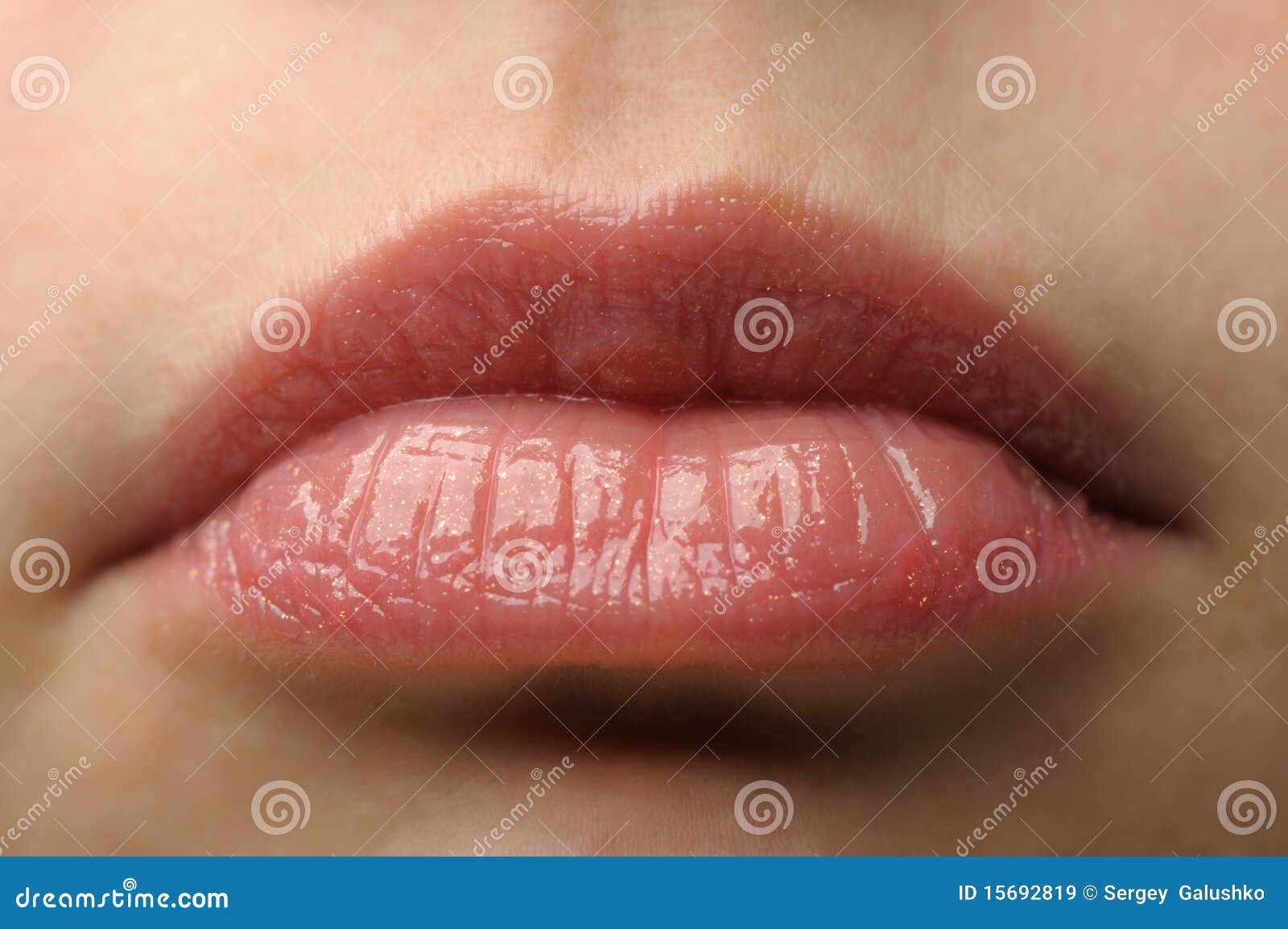 Female lips close up stock image. Image of young, conscious - 15692819