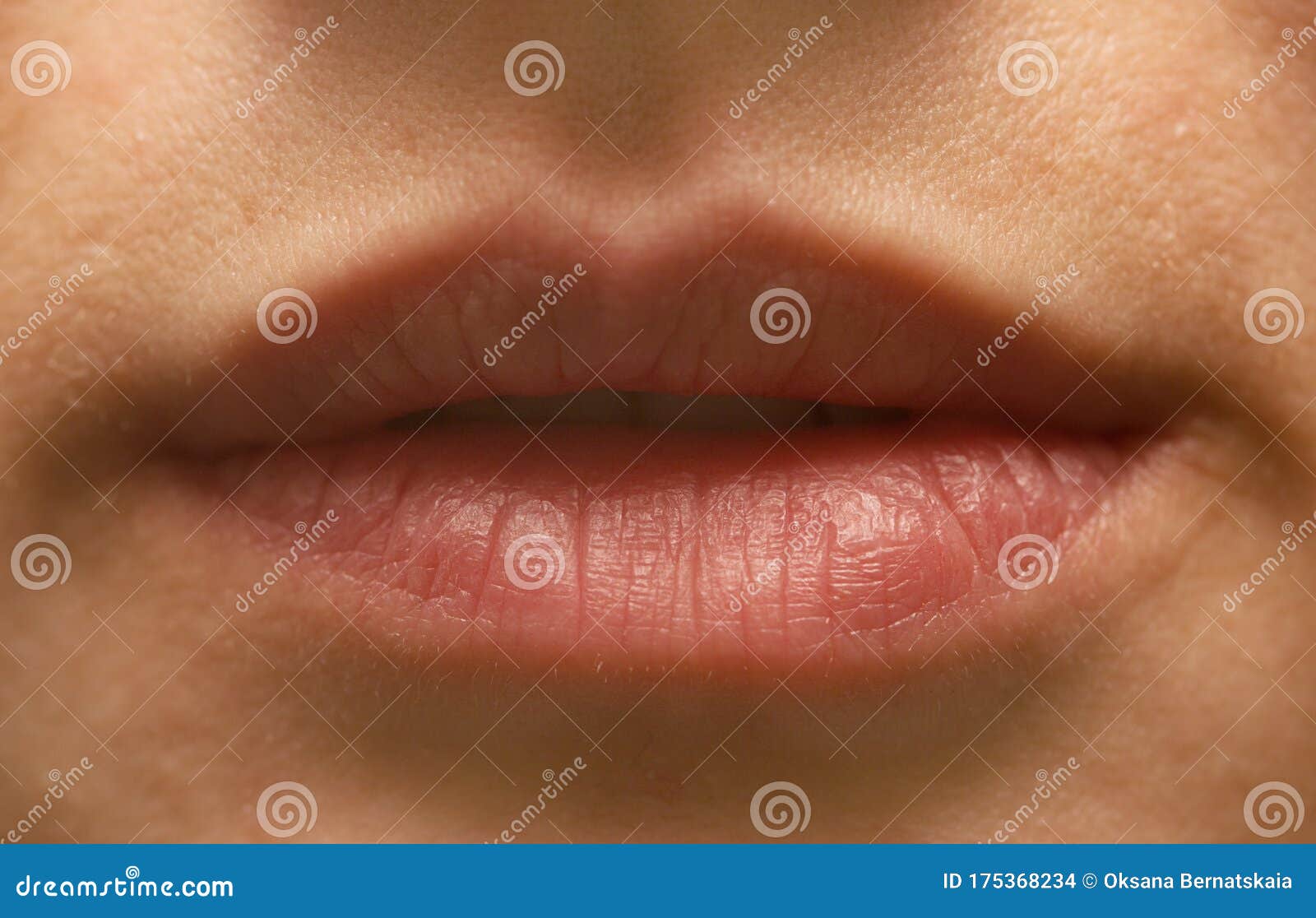 Female Lips without Make Up Stock Photo - Image of beautiful, mouth ...