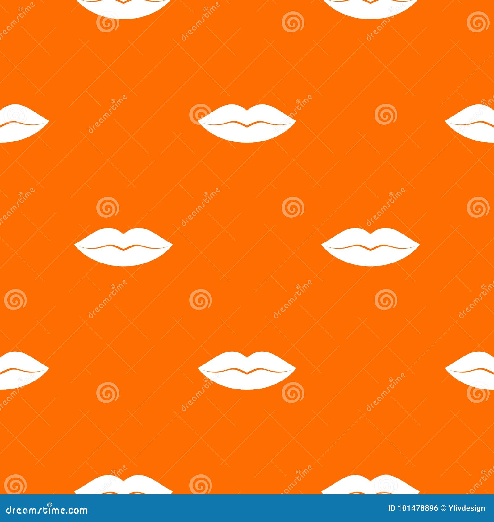 Female Lips Pattern Seamless Stock Vector - Illustration of beauty ...