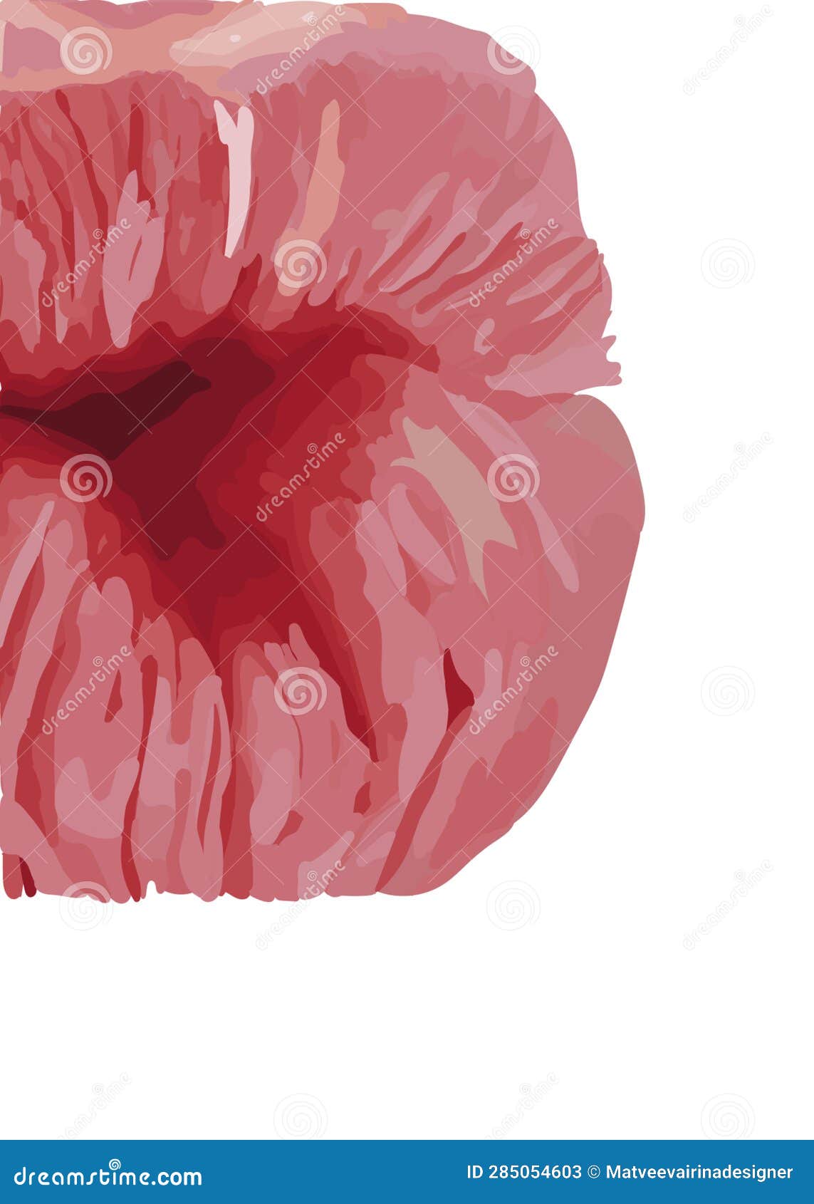 Female Lips in Realistic Manner,graphic Element for Your Ideas,logos ...