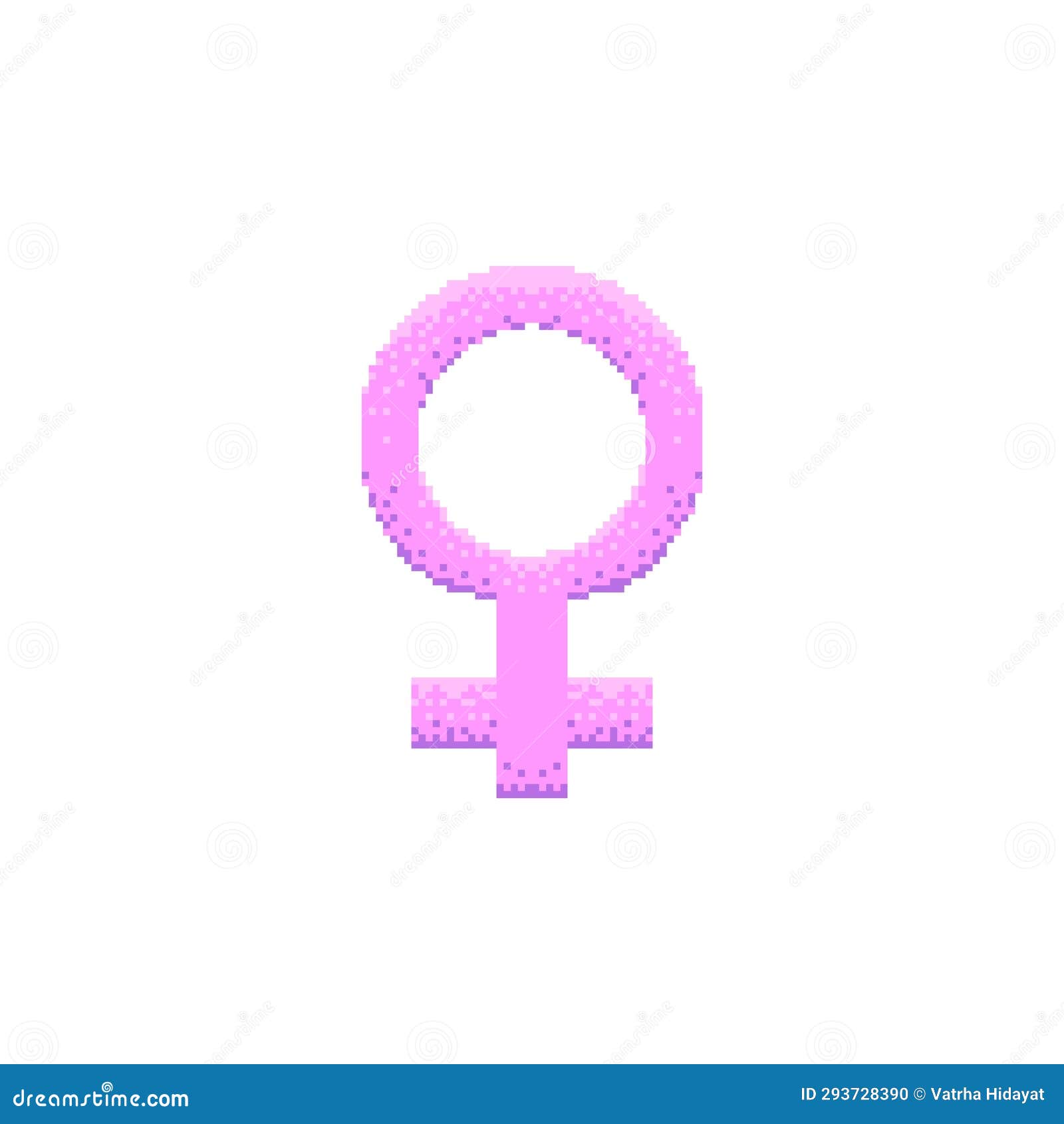Female Logo Icon in Pixel Art Stock Vector - Illustration of knitted ...