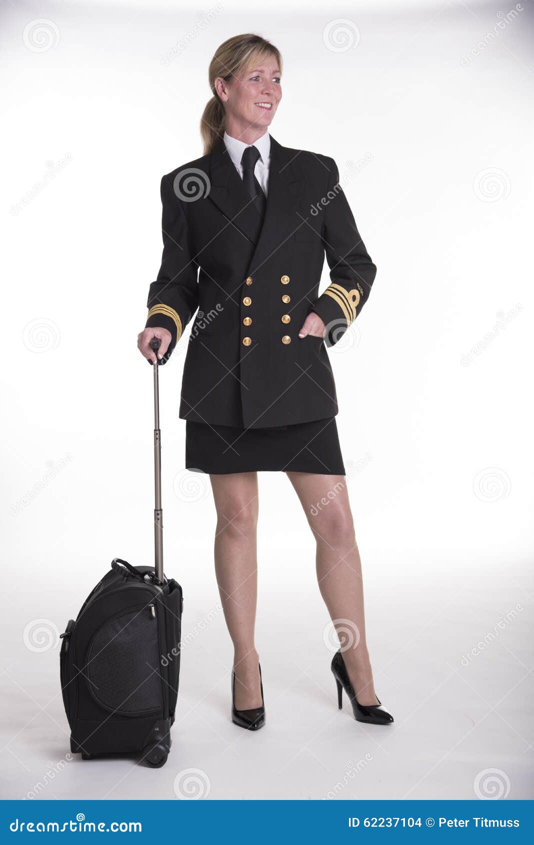Female Lt Commander in Navy Uniform Stock Photo - Image of dressed ...