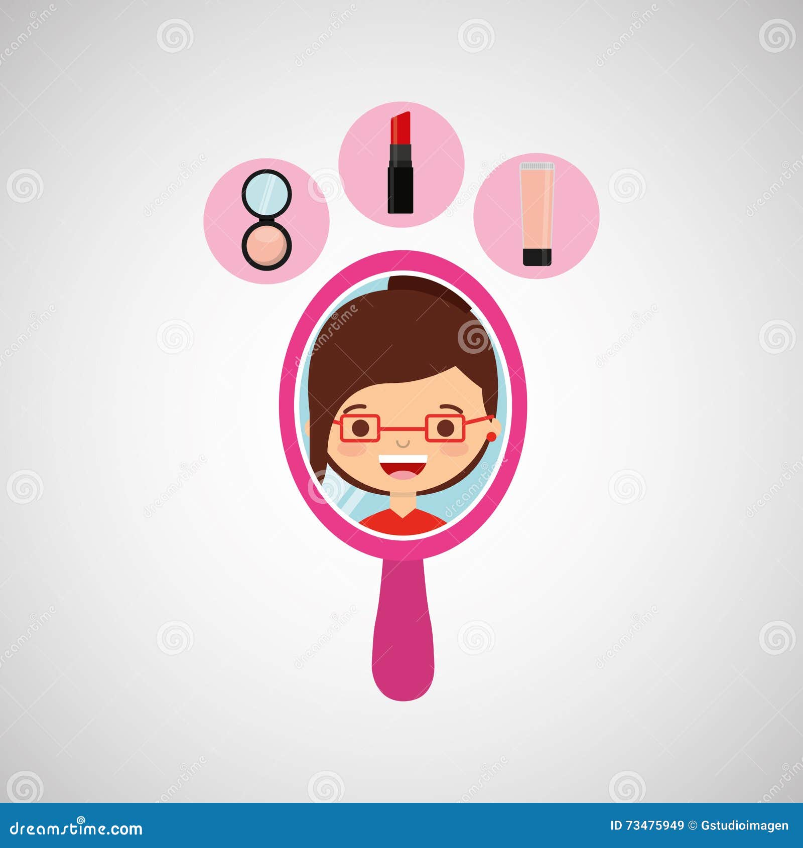Female makeup design stock illustration. Illustration of cosmetic ...