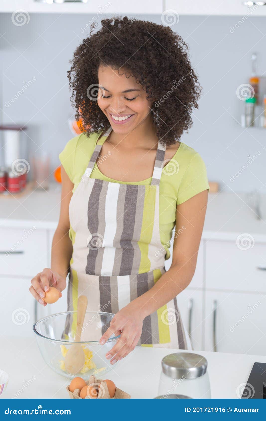 Female making an cake stock photo. Image of lying, raisins - 201721916