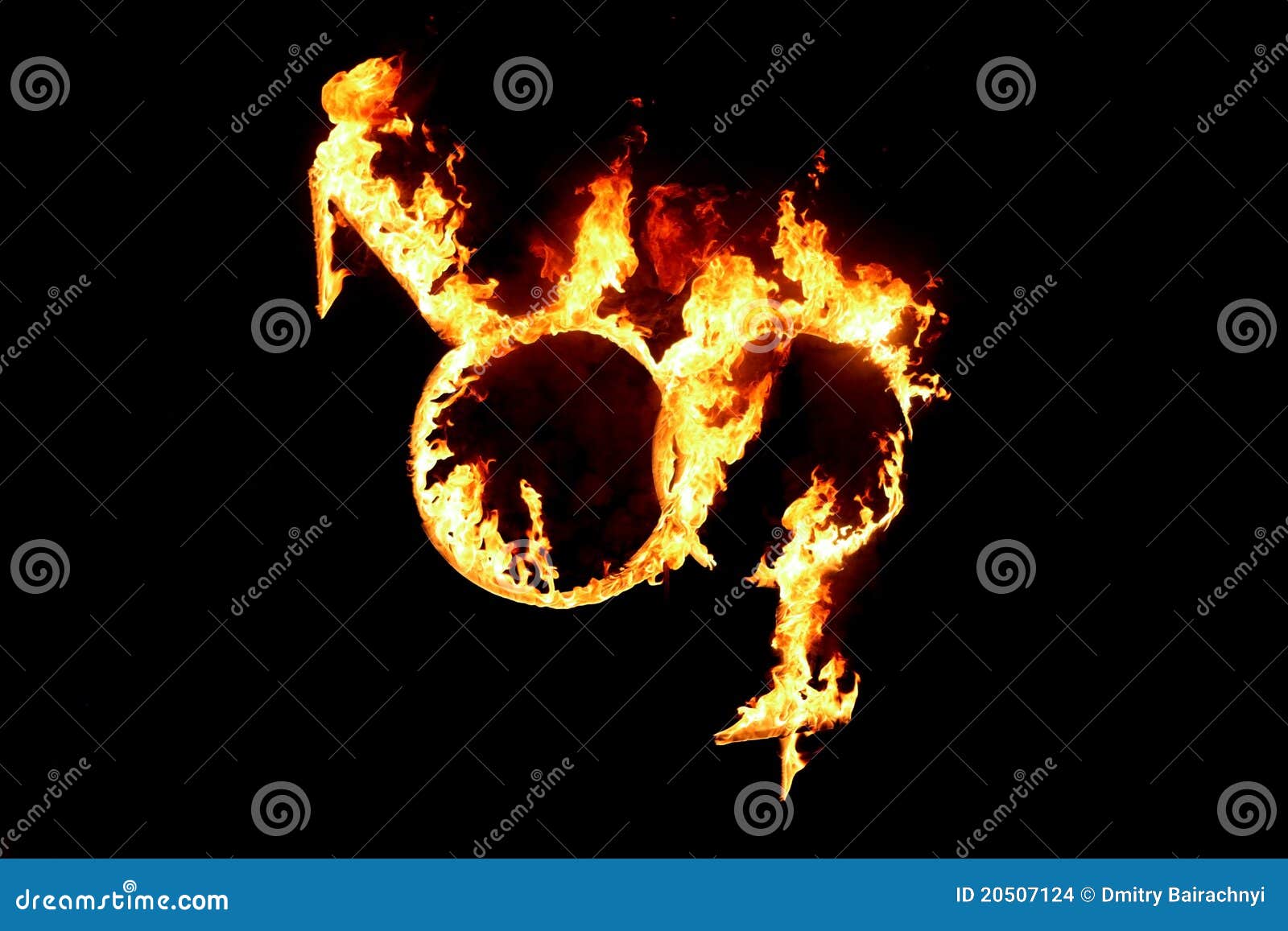Female and Male Symbols in Fire Stock Photo - Image of blazing ...