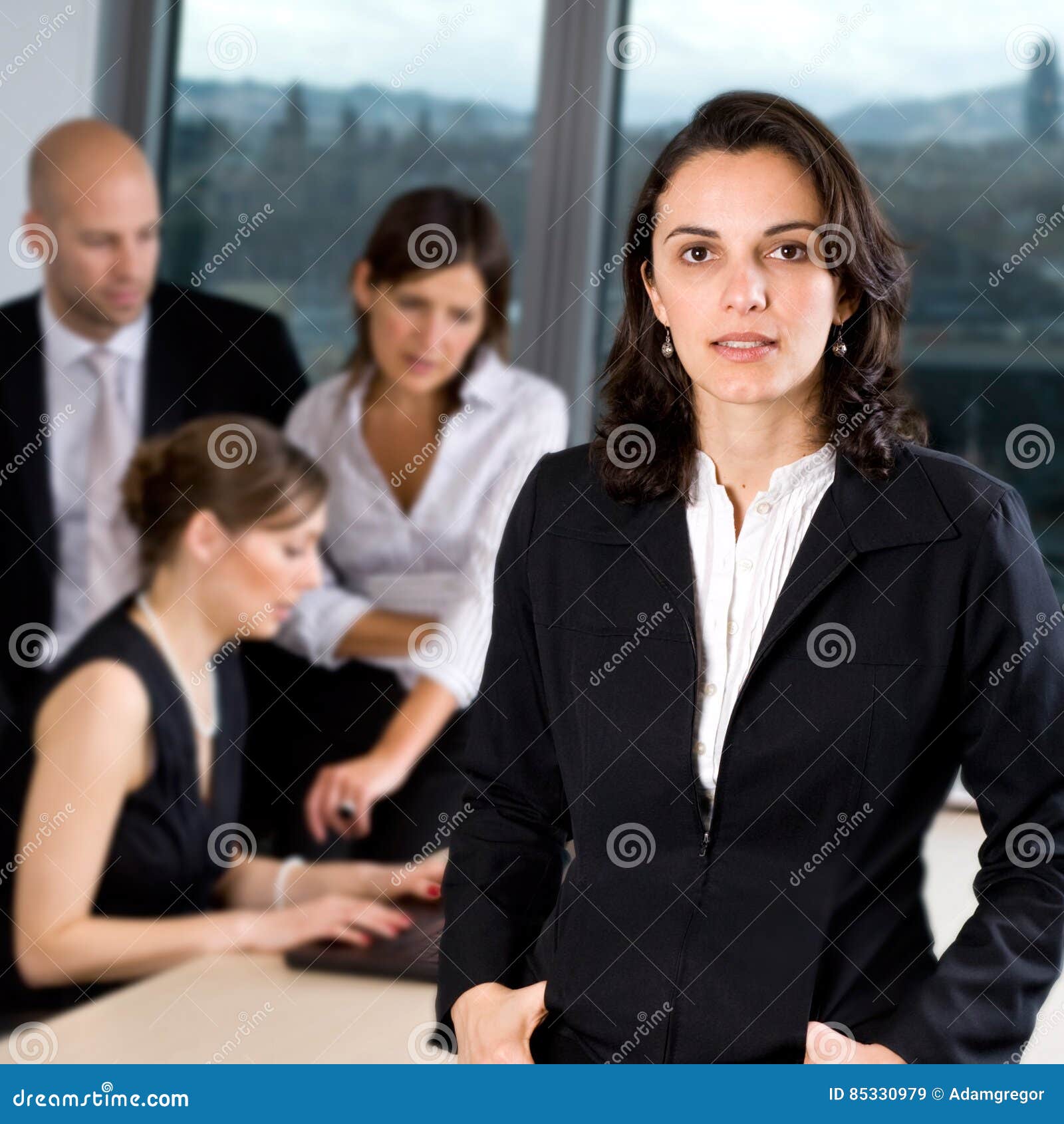 Female manager stock image. Image of career, businessman - 85330979