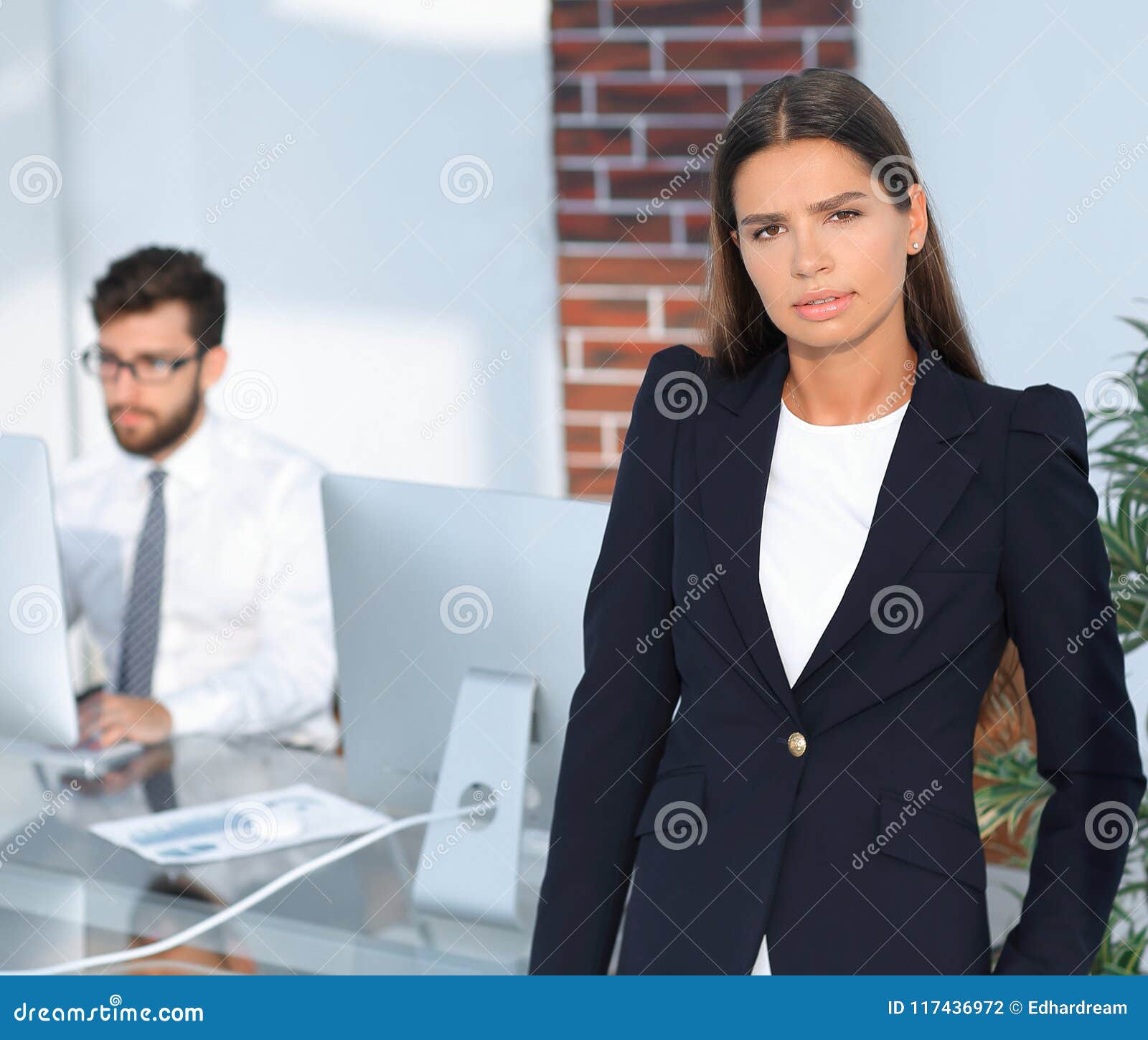 Female Manager in the Workplace Stock Photo - Image of person ...