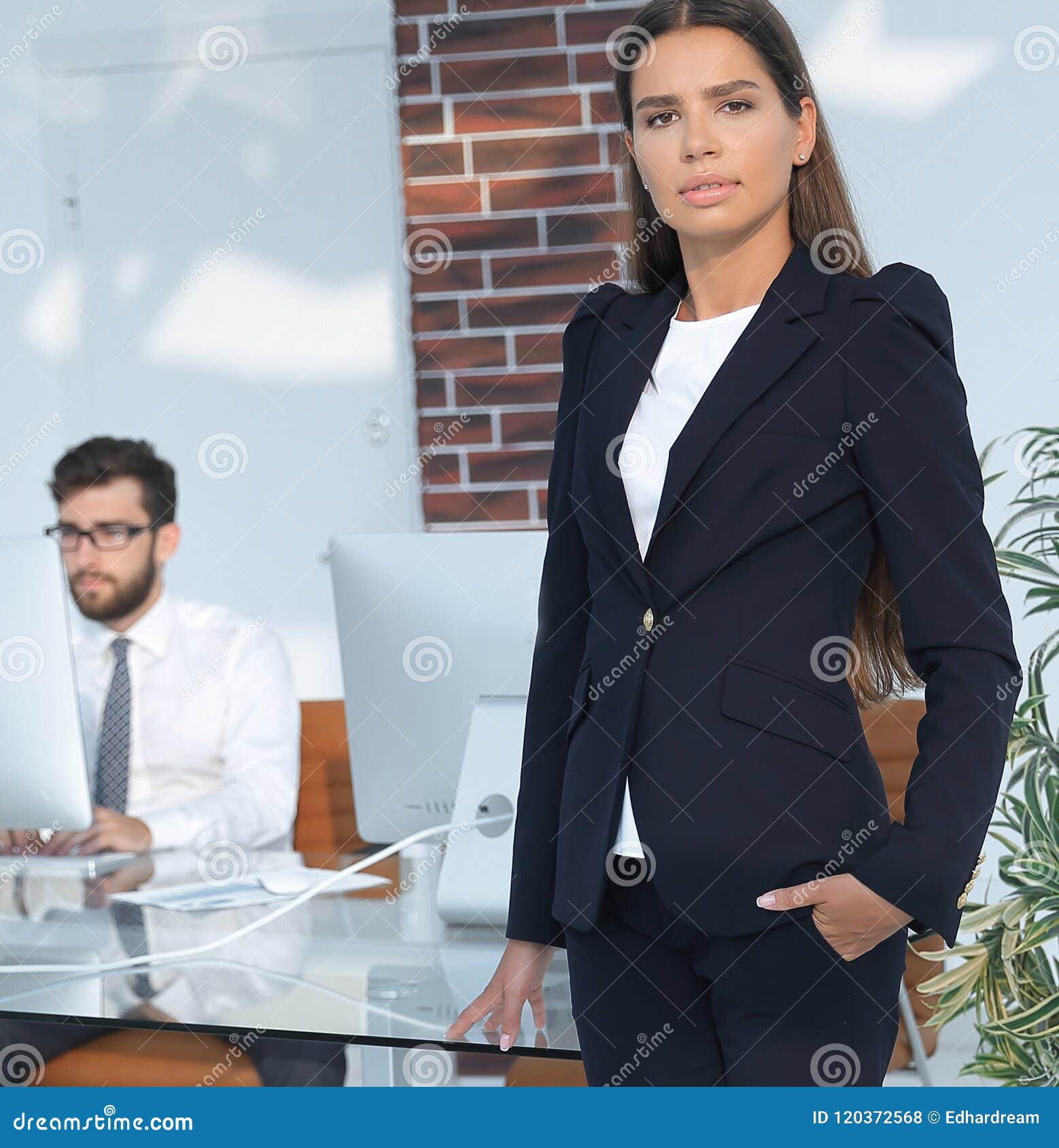 Female Manager in the Workplace Stock Photo - Image of positive ...