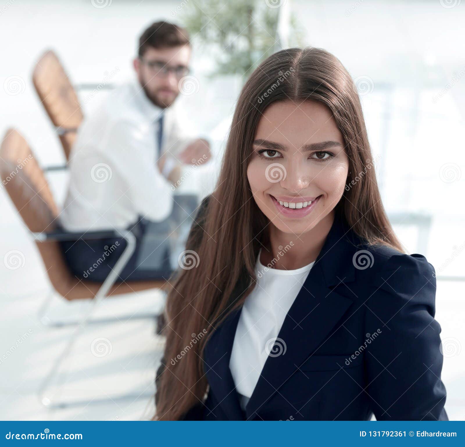 Female Manager in the Workplace Stock Image - Image of leadership ...