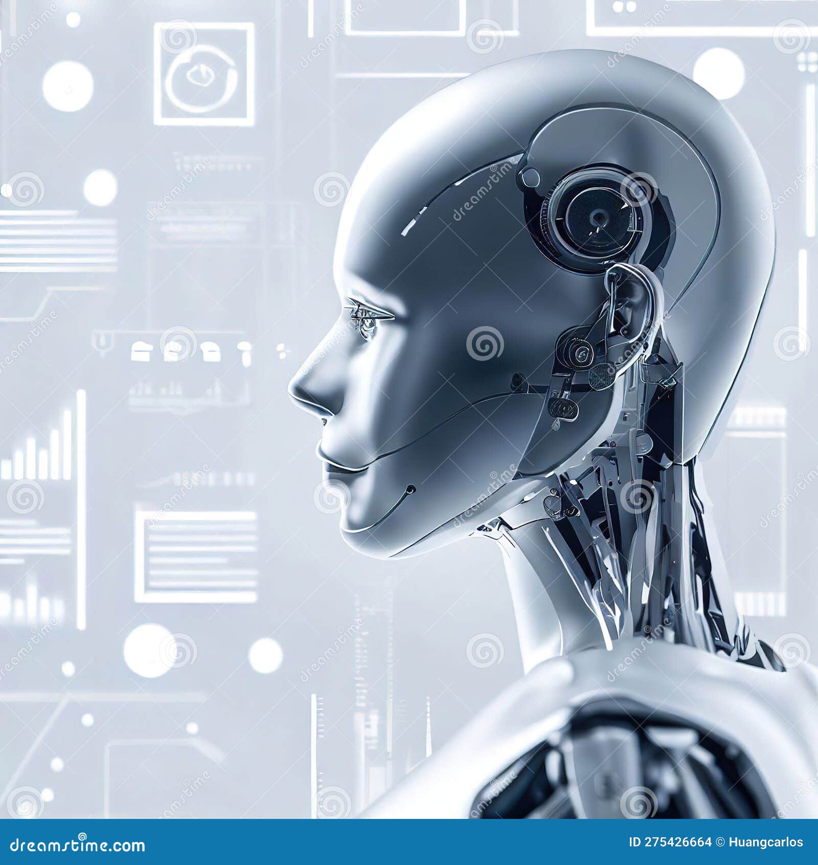 Mannequin Face With Sad Emojis, Bare Tree Or Branch In Open Head And ...