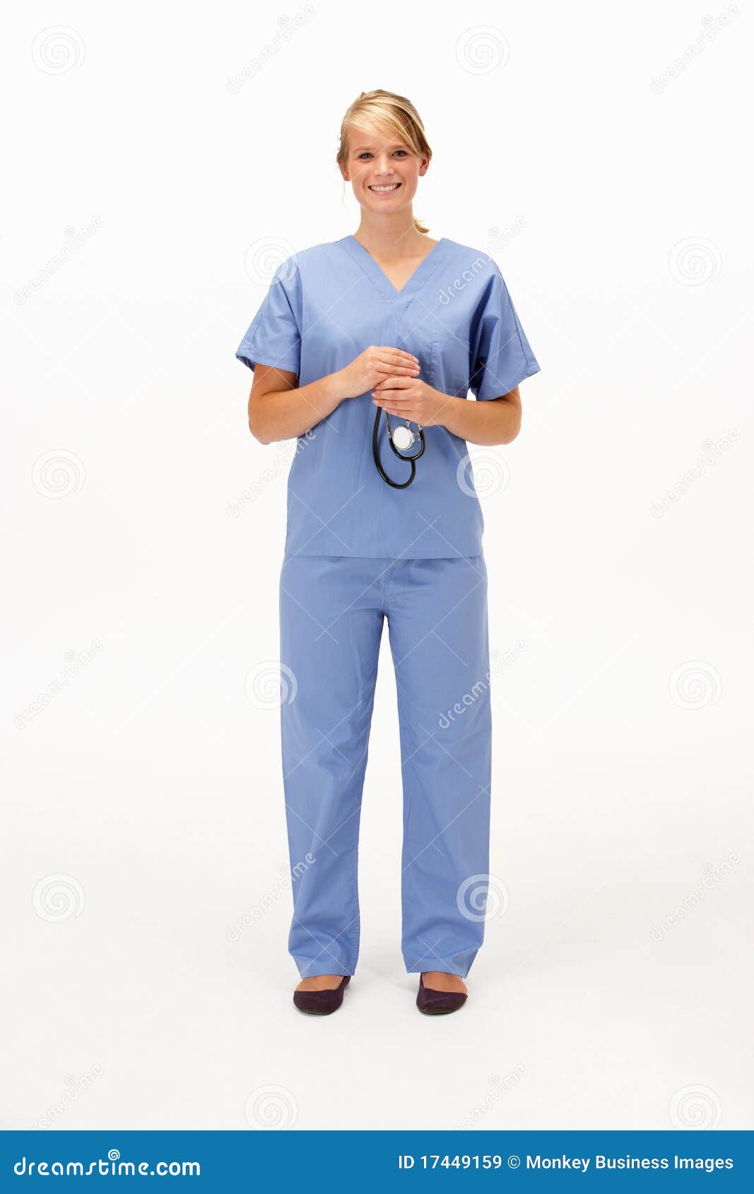 Female Medical Professional in Studio Stock Image - Image of young ...