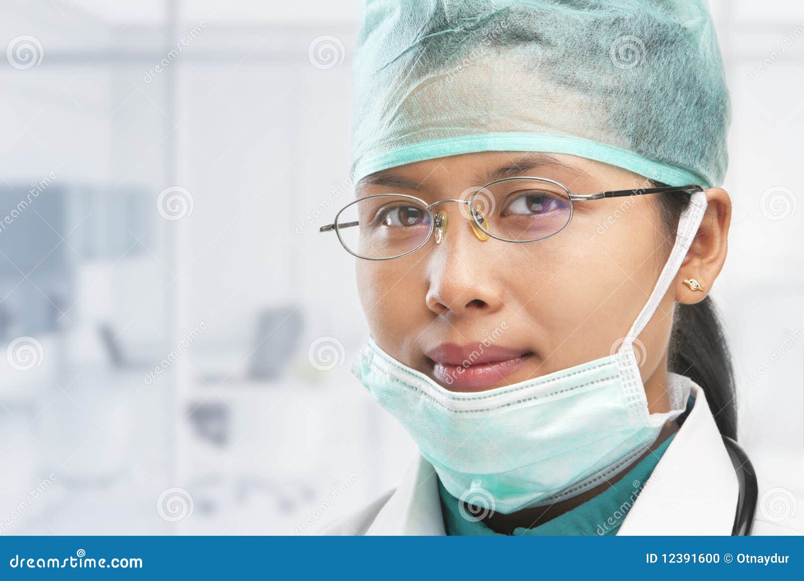 Female Medical Worker Posing Stock Photo - Image of suit, medical: 12391600