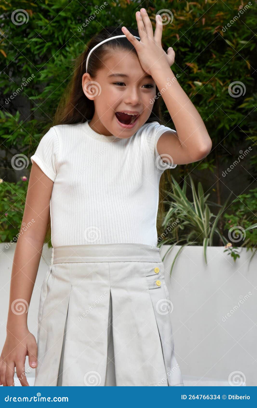 A Female and Memory Loss Standing Stock Photo - Image of memory ...