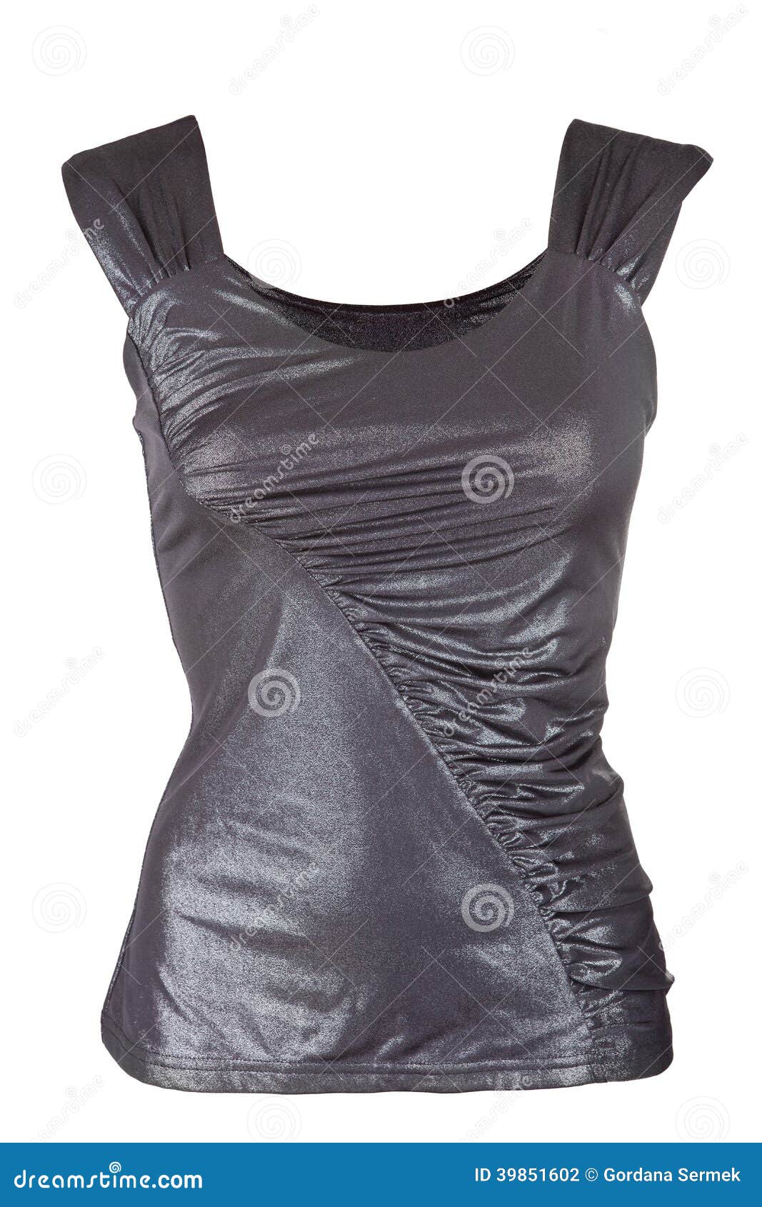 Female metallic tank top stock photo. Image of elastic - 39851602