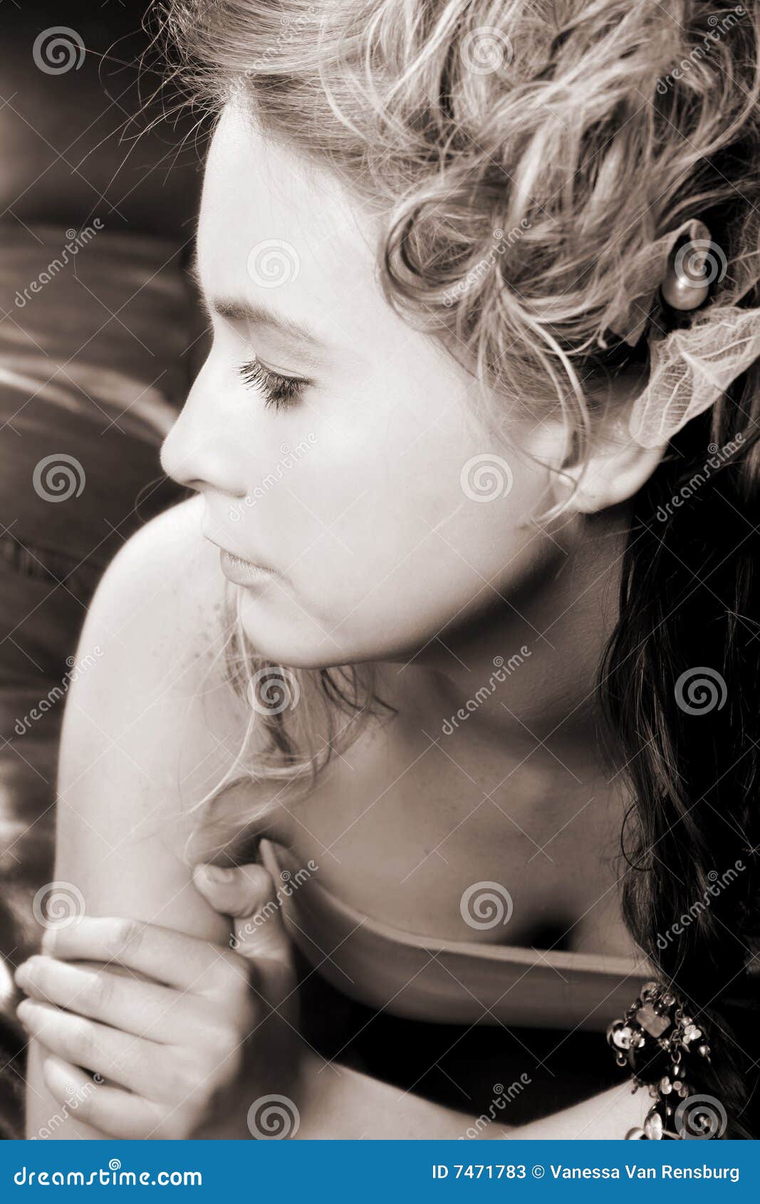 Female Model stock image. Image of face, woman, relaxed - 7471783