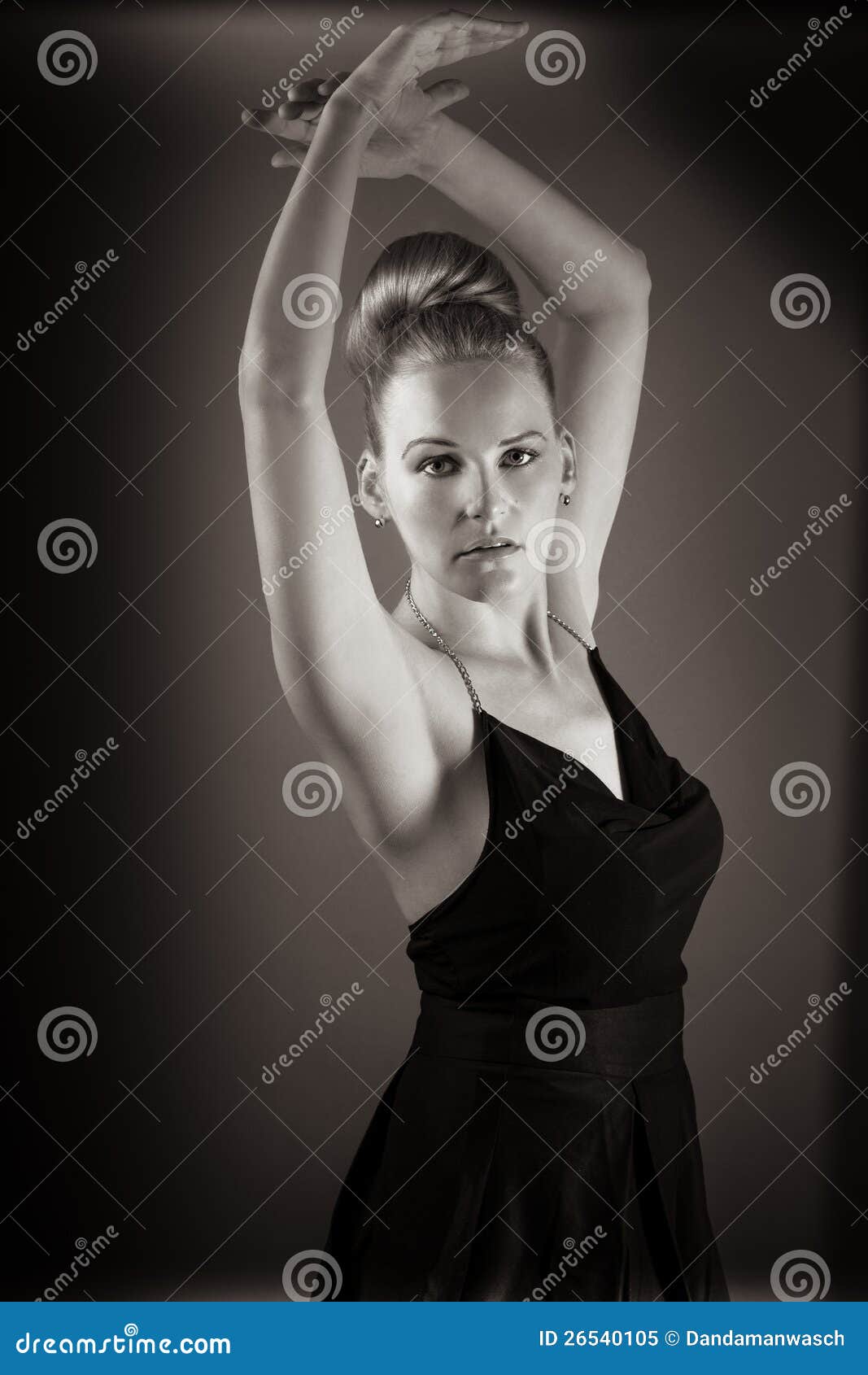 Female Model Doing a Ballet Pose Stock Image - Image of female, body ...