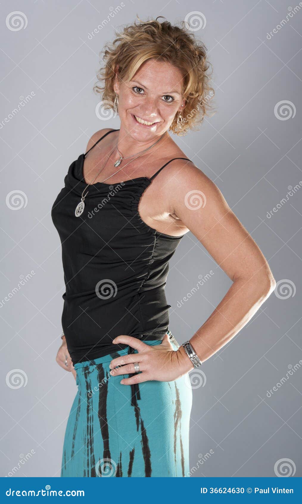 Female Model Doing a Studio Photo Shoot Stock Photo - Image of shoot ...