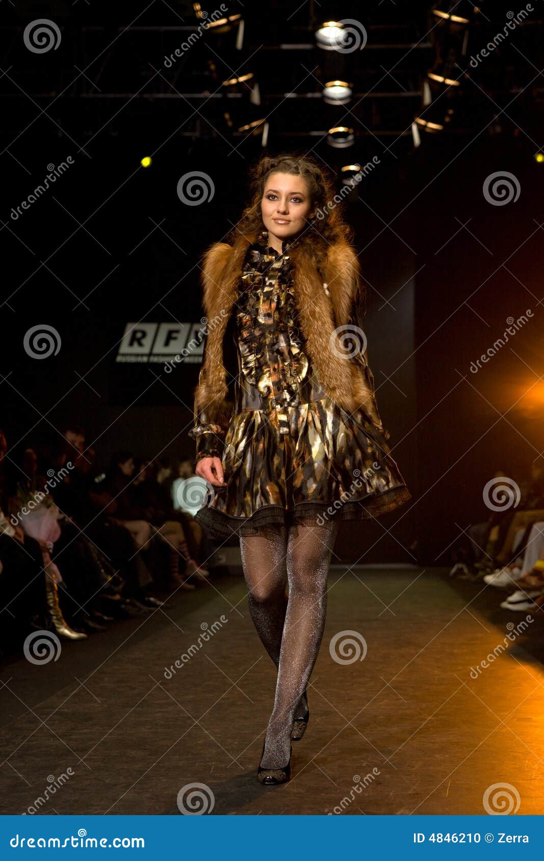 Female Model at a Fashion Show Editorial Image - Image of formal ...
