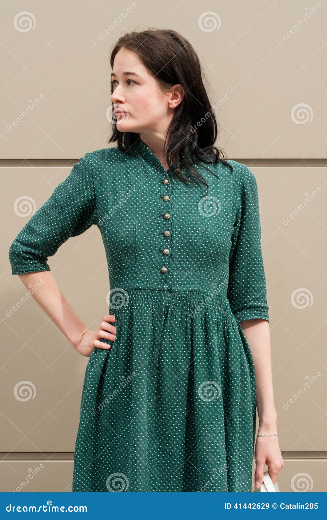 Female Model Having One Hand on the Hip Stock Image - Image of female ...